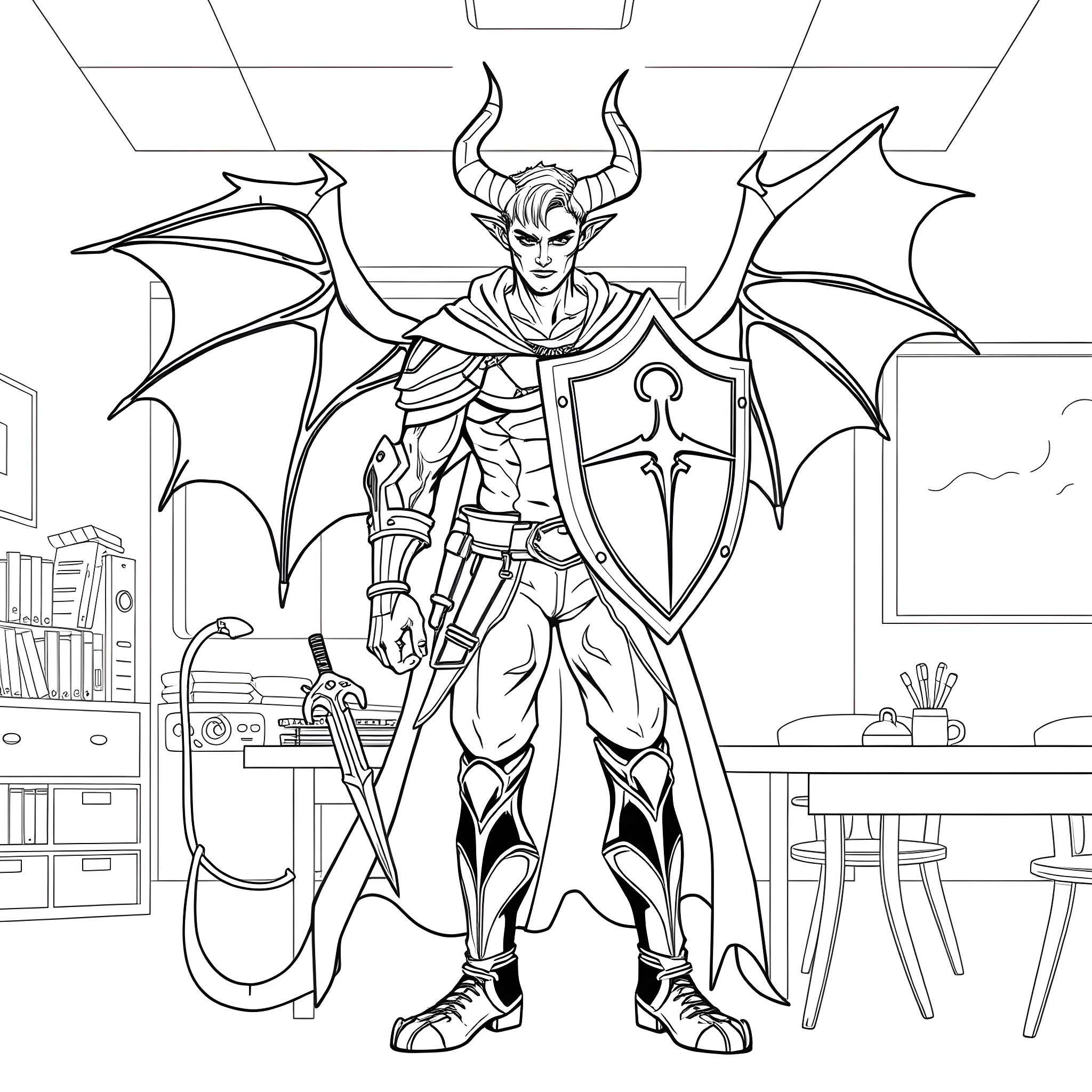 Best Demon Coloring Pages (Free Printable PDF)