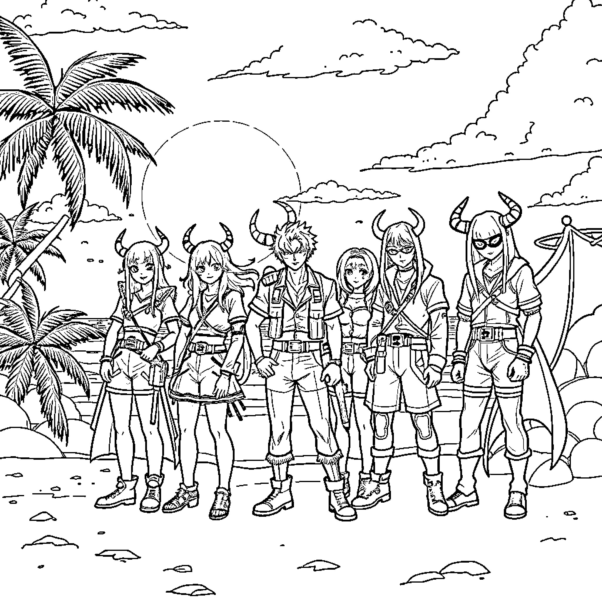 Best Demon Hunter Coloring Pages (Free Printable PDF)