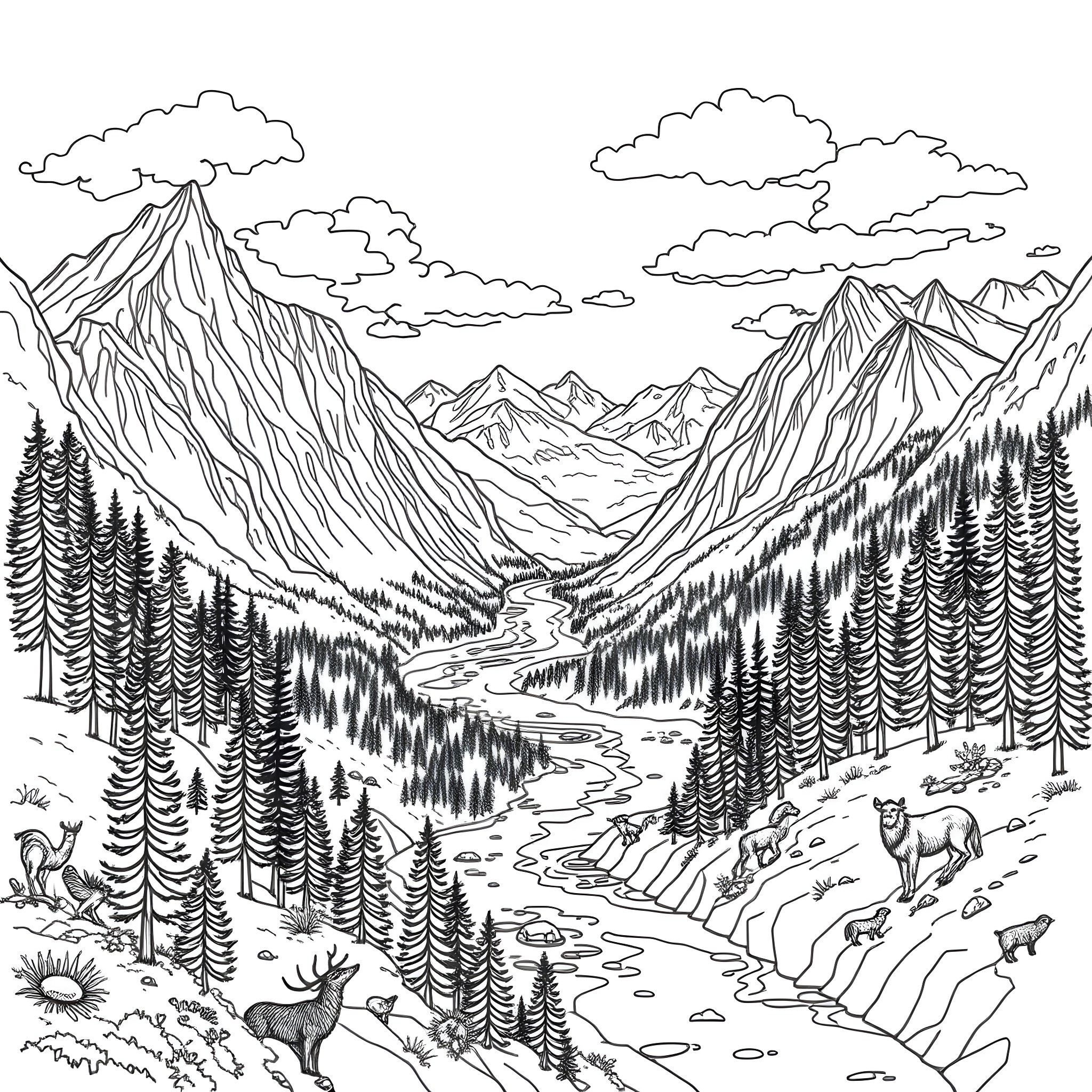 Best National Park Coloring Pages (Free Printable PDF)