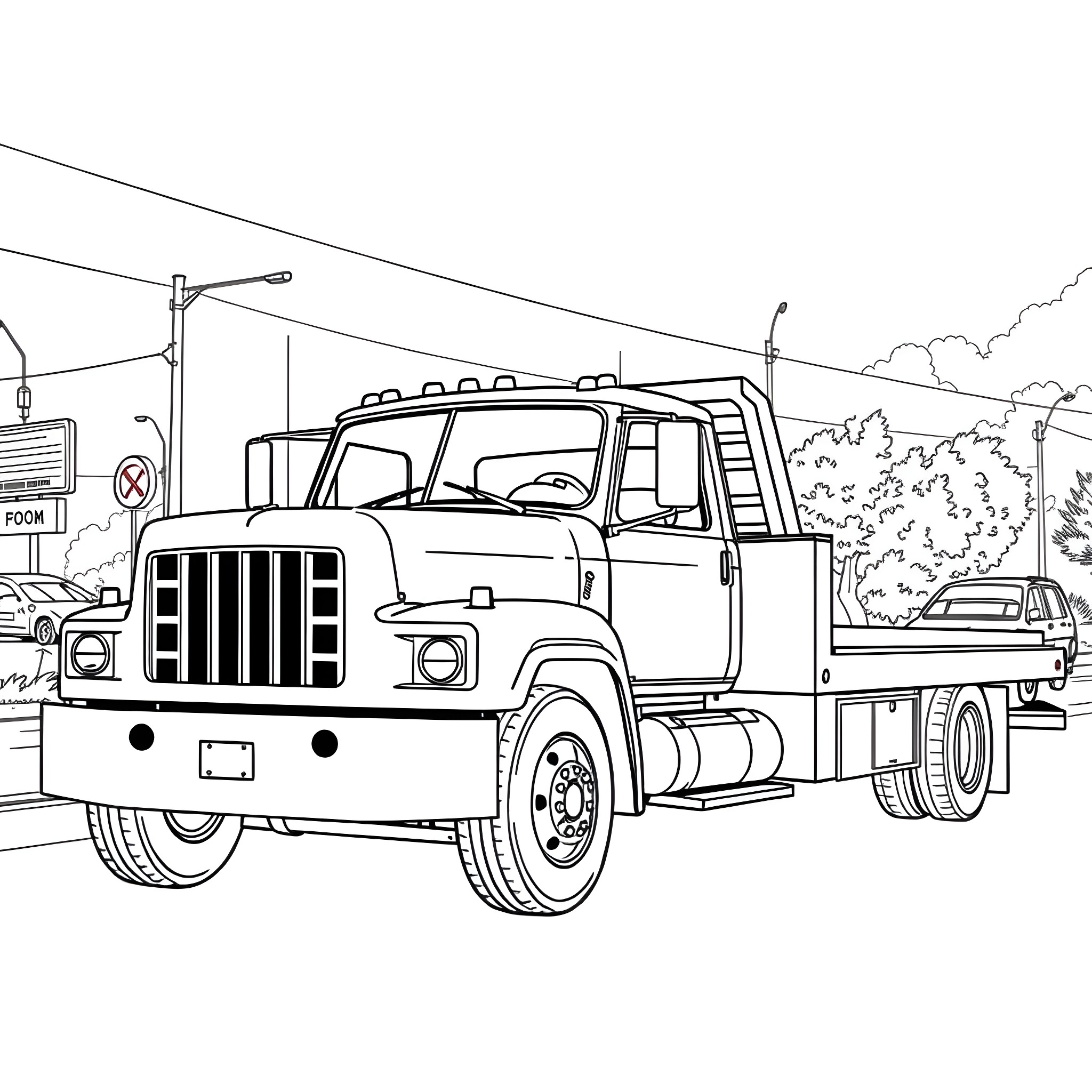 Best Rollback Wrecker Coloring Pages (Free Printable PDF)