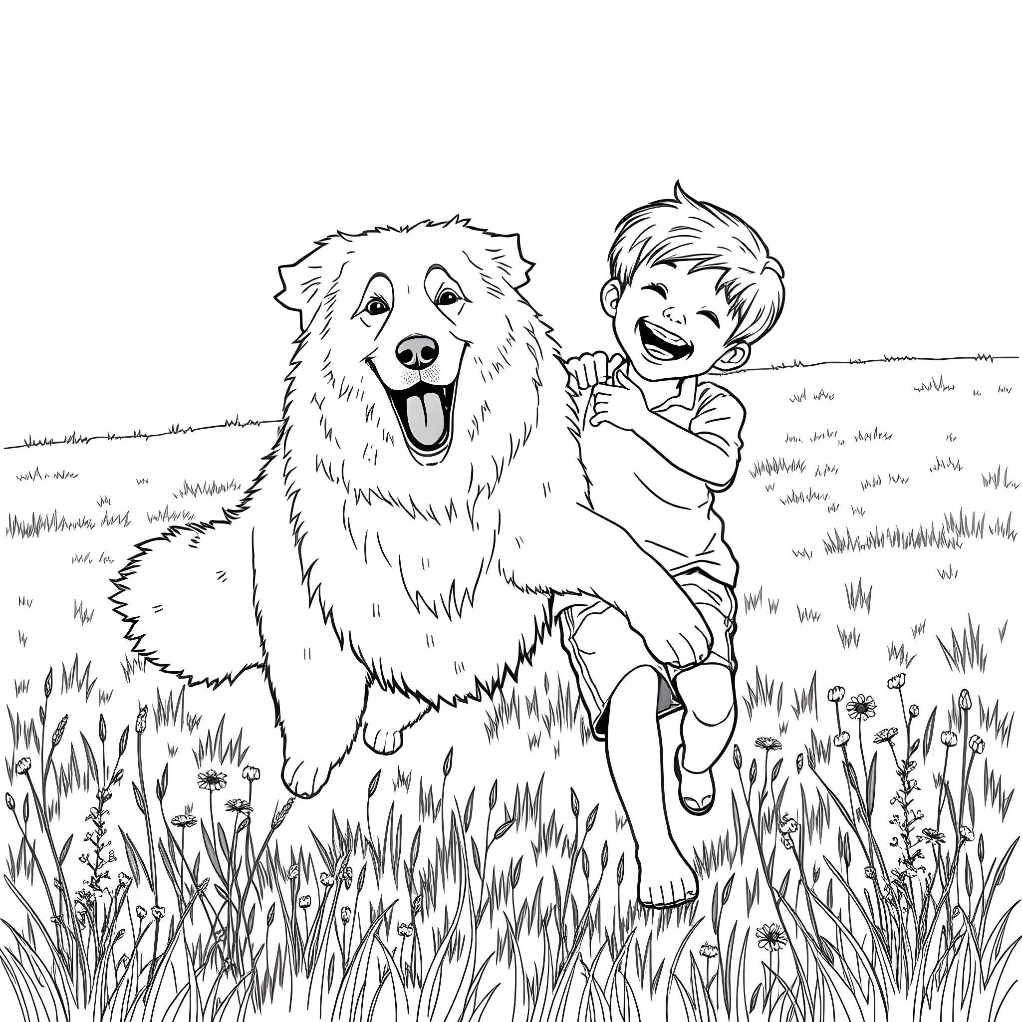 1 Best Great Pyrenees Coloring Pages (Free Printable PDFs)