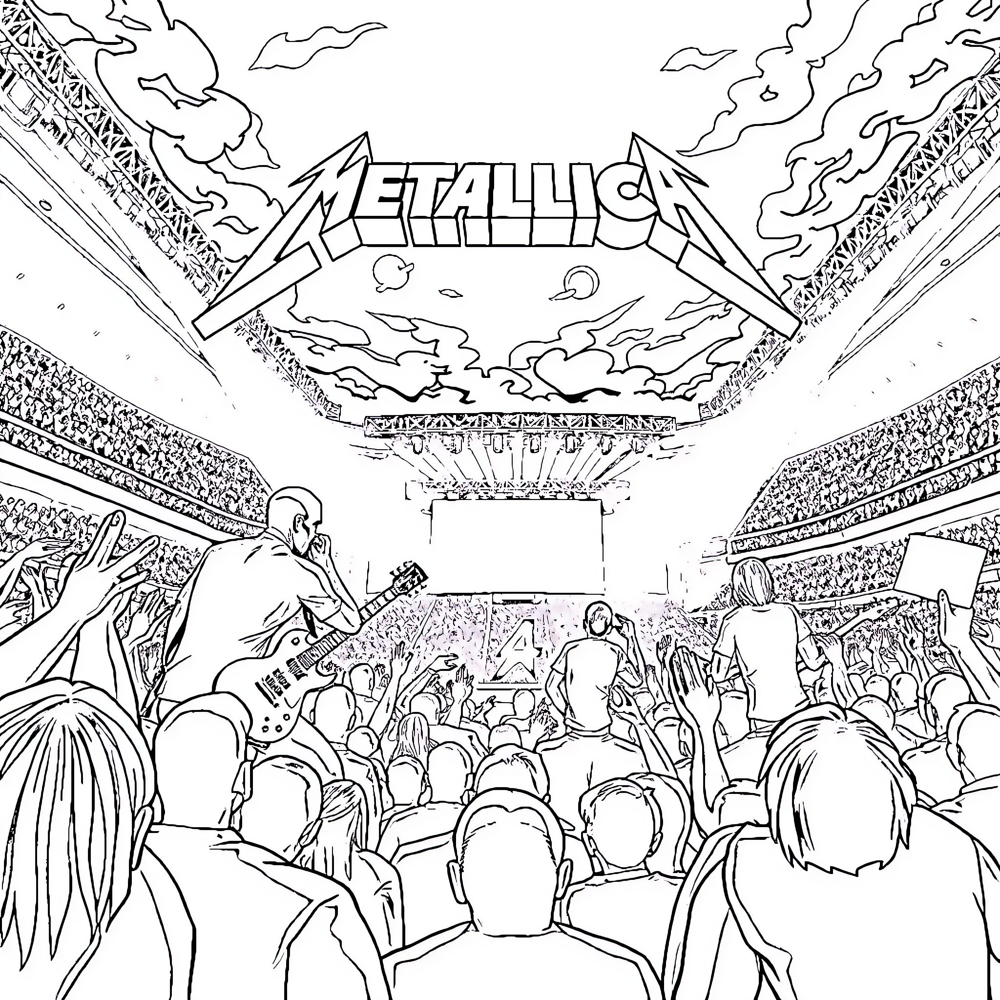 Best Metallica Coloring Pages (Free Printable PDF)