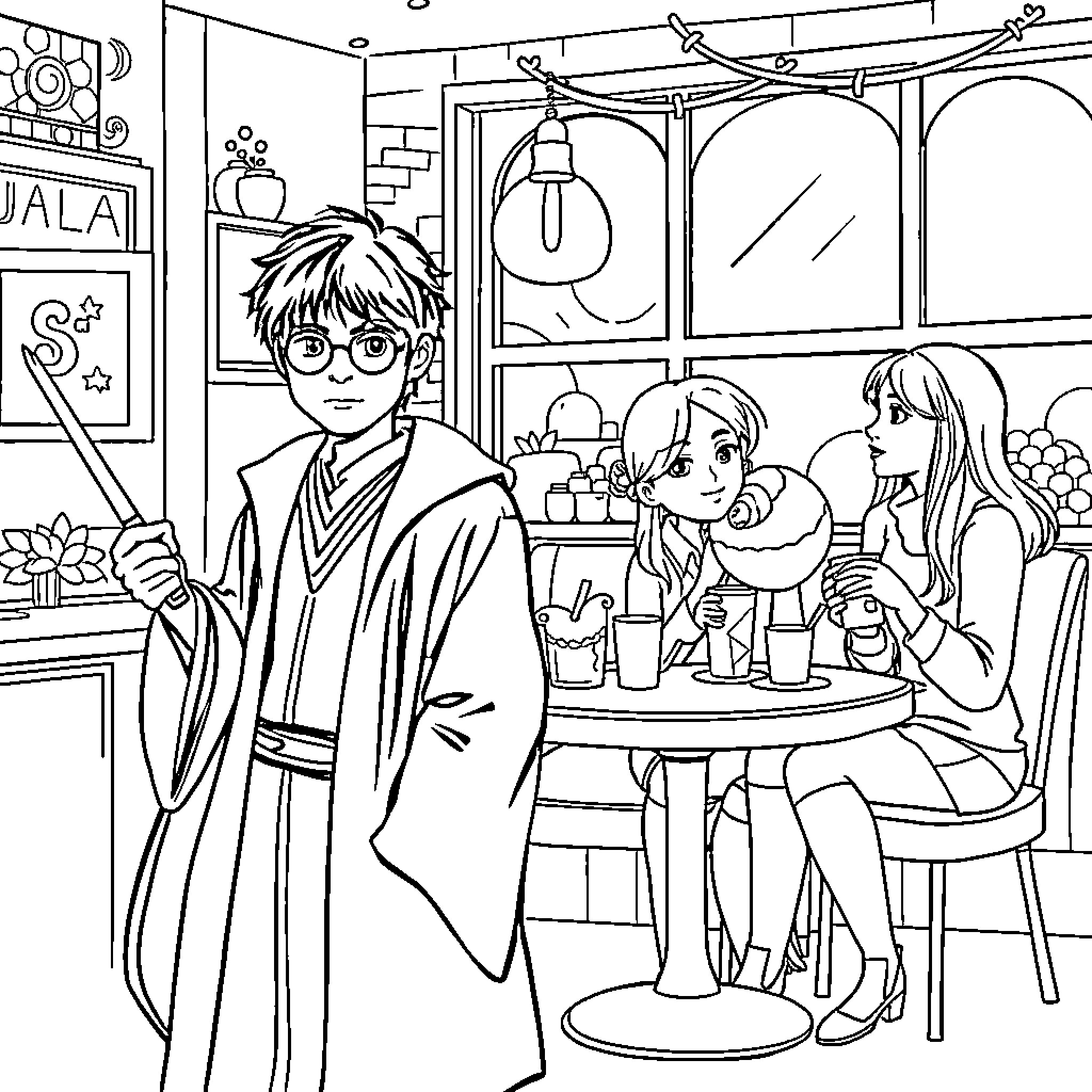 Best Harry Potter Coloring Pages (Free Printable PDF)