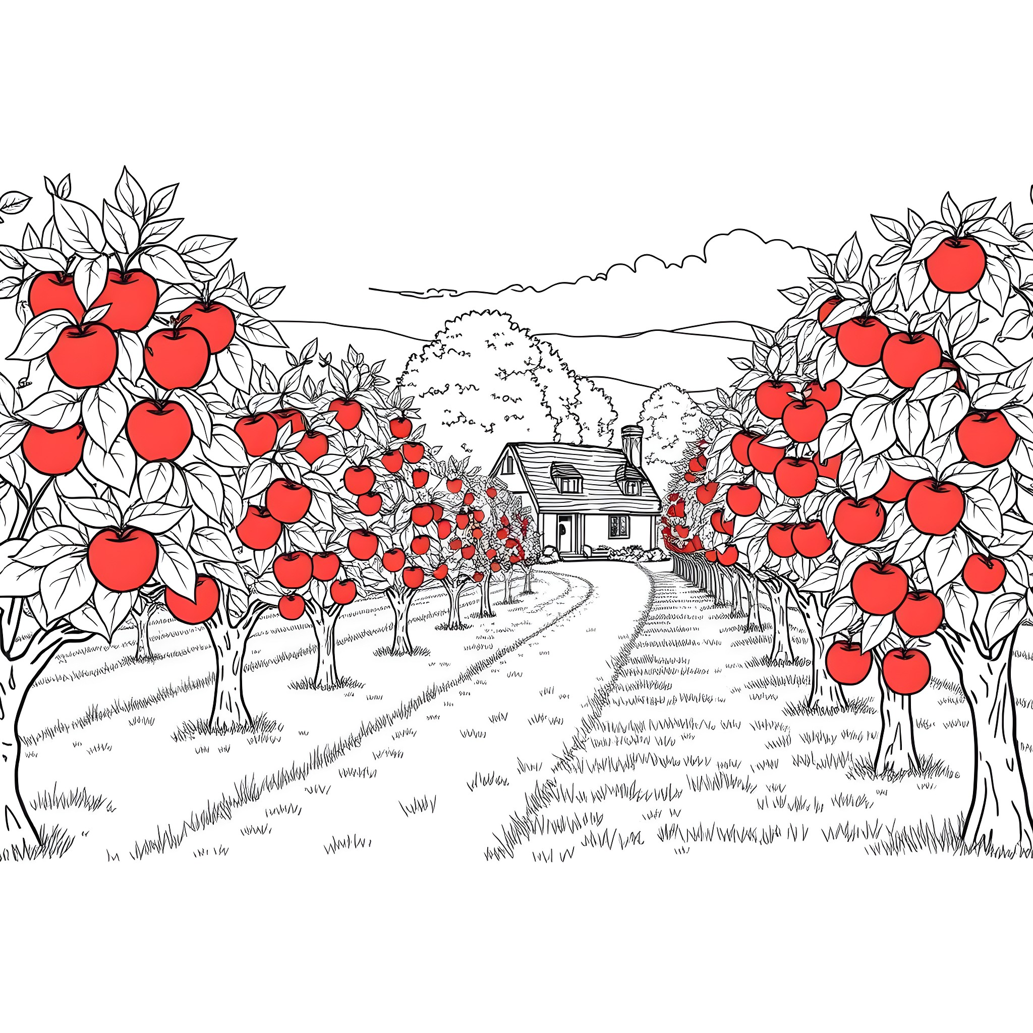 45 Best Apple Coloring Pages (Free Printable PDFs)