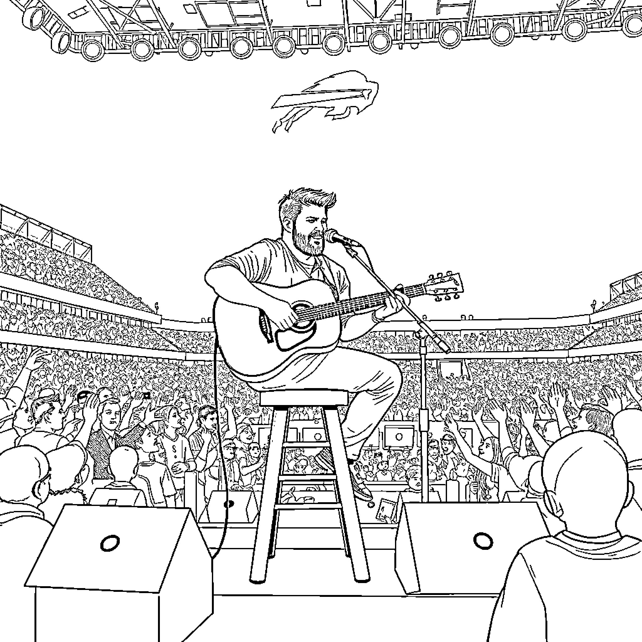 Best Luke Combs Coloring Pages (Free Printable PDF)