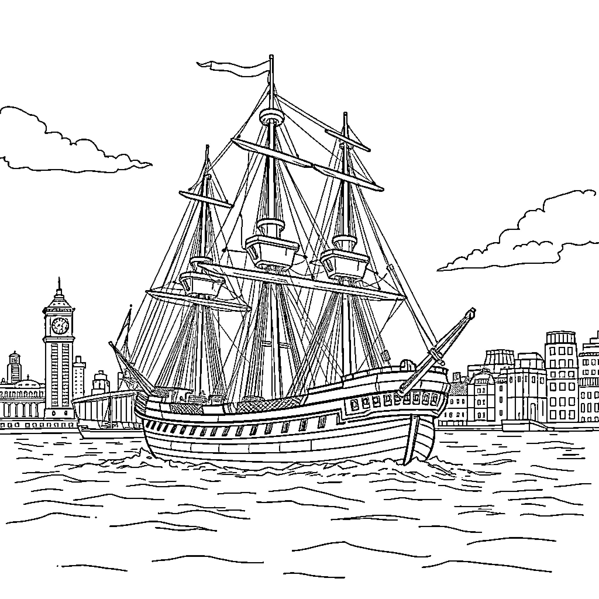 Best Uss Constitution Coloring Pages (Free Printable PDF)