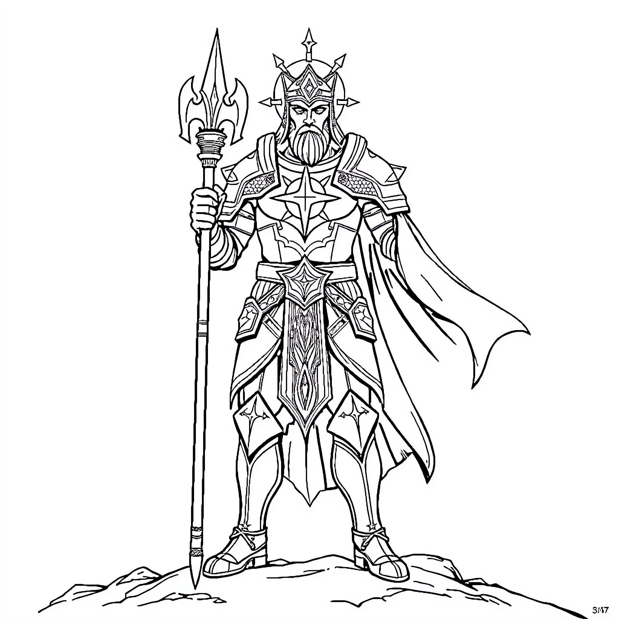 135 Best Warrior Coloring Pages (Free Printable PDFs)