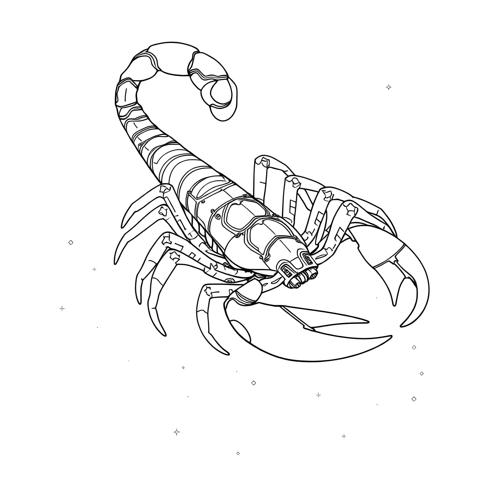 Best Scorpio Coloring Pages (Free Printable PDF)