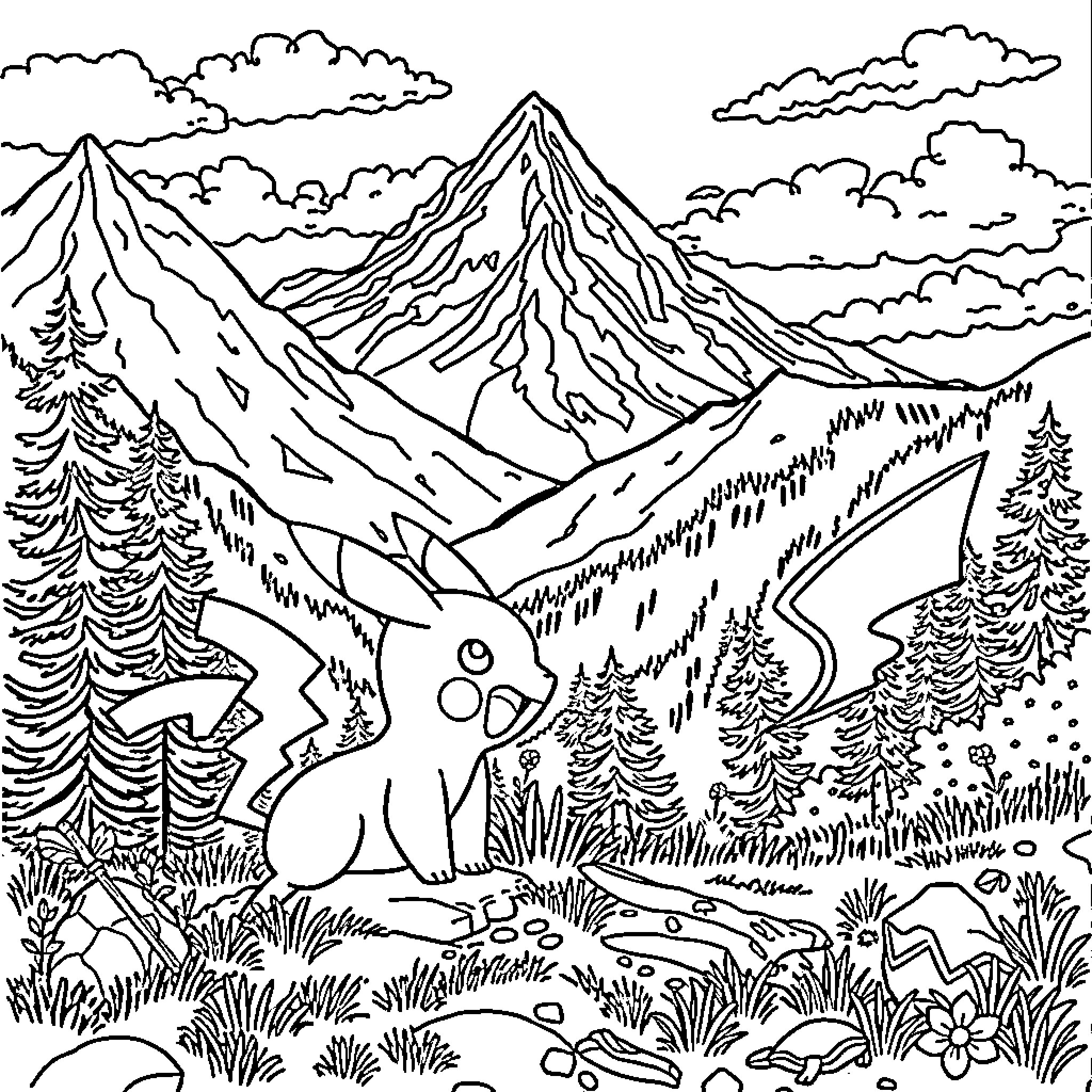 Best Pokémon Coloring Pages (Free Printable PDF)
