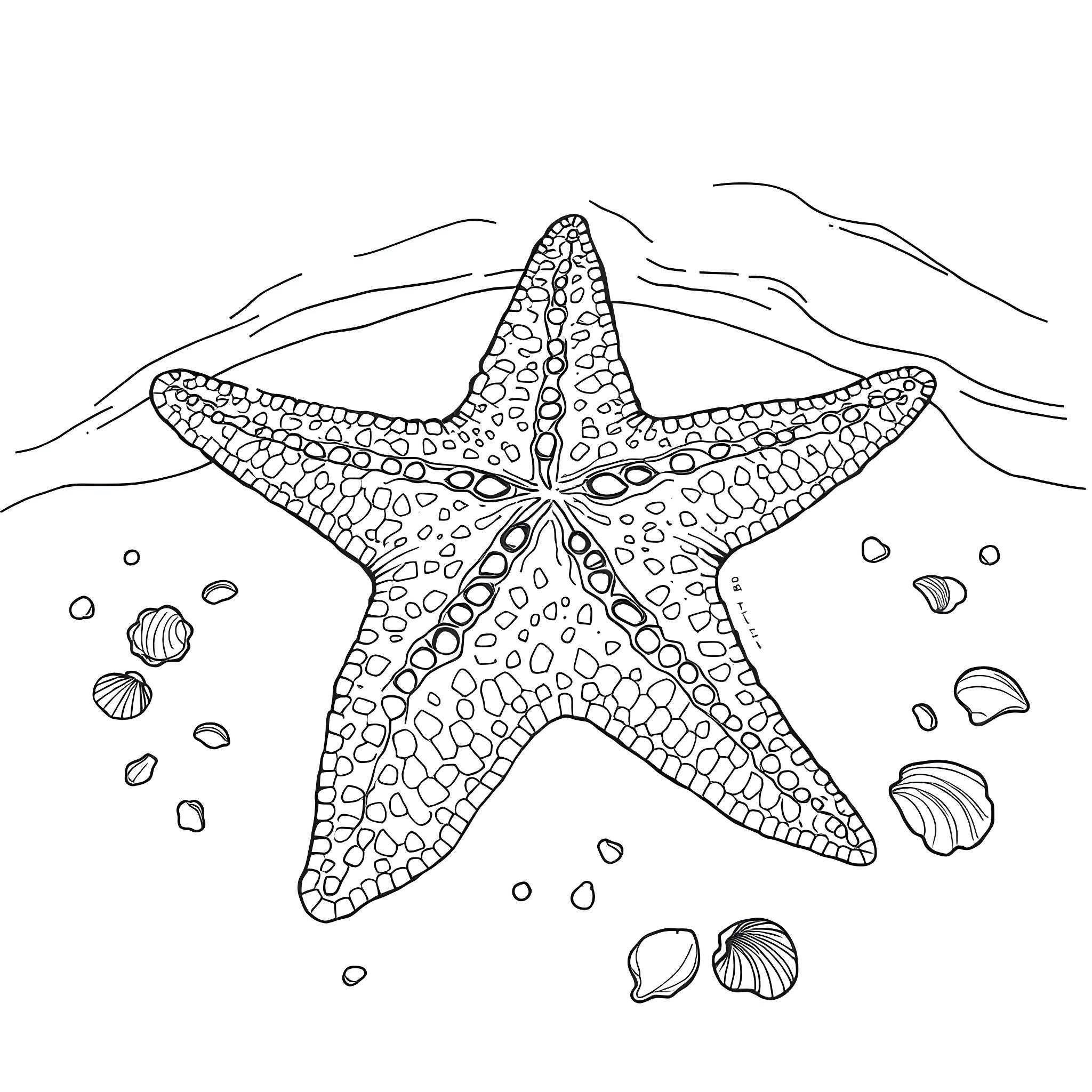 Best Starfish Coloring Pages (Free Printable PDF)