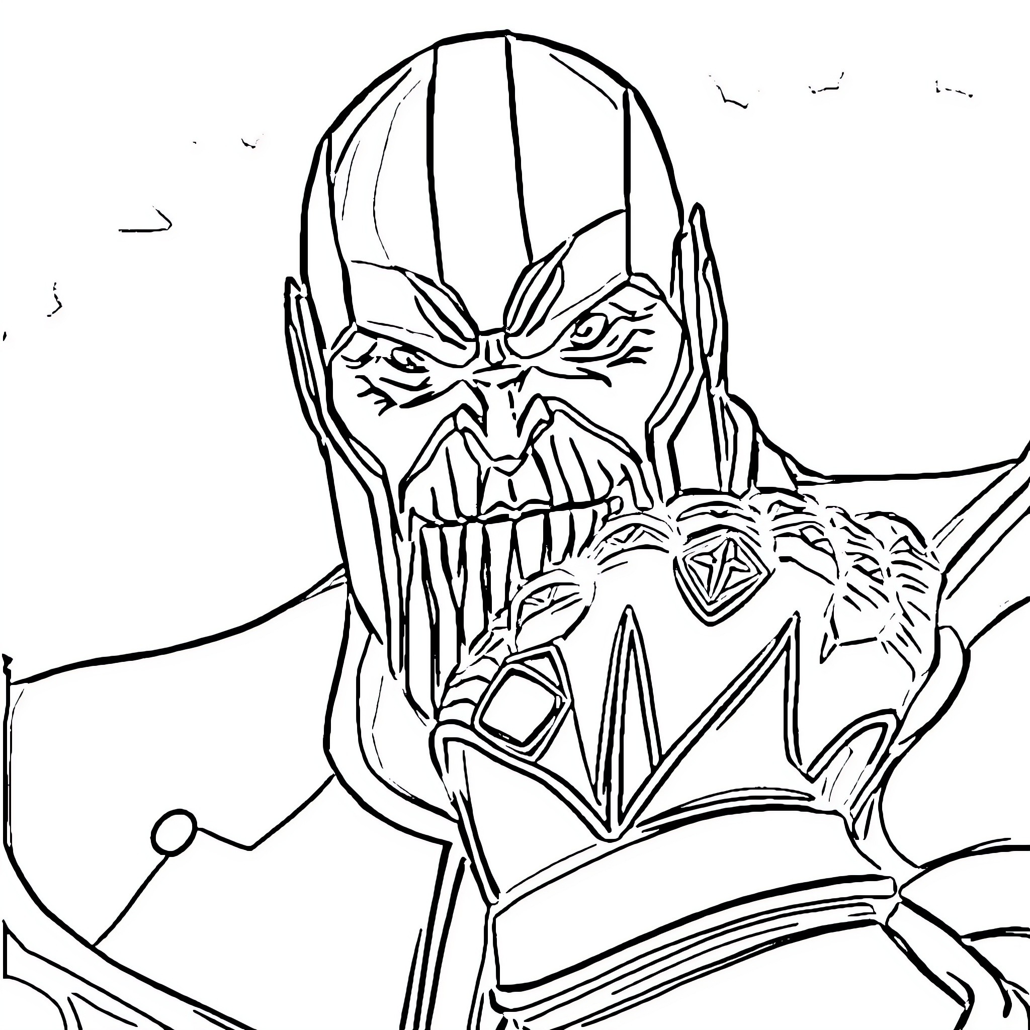 Best Thanos Coloring Pages (Free Printable PDF)