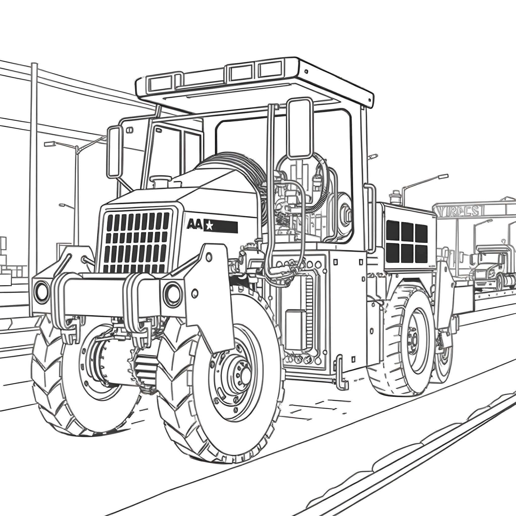 37 Best Asphalt Paver Coloring Pages (Free Printable PDFs)