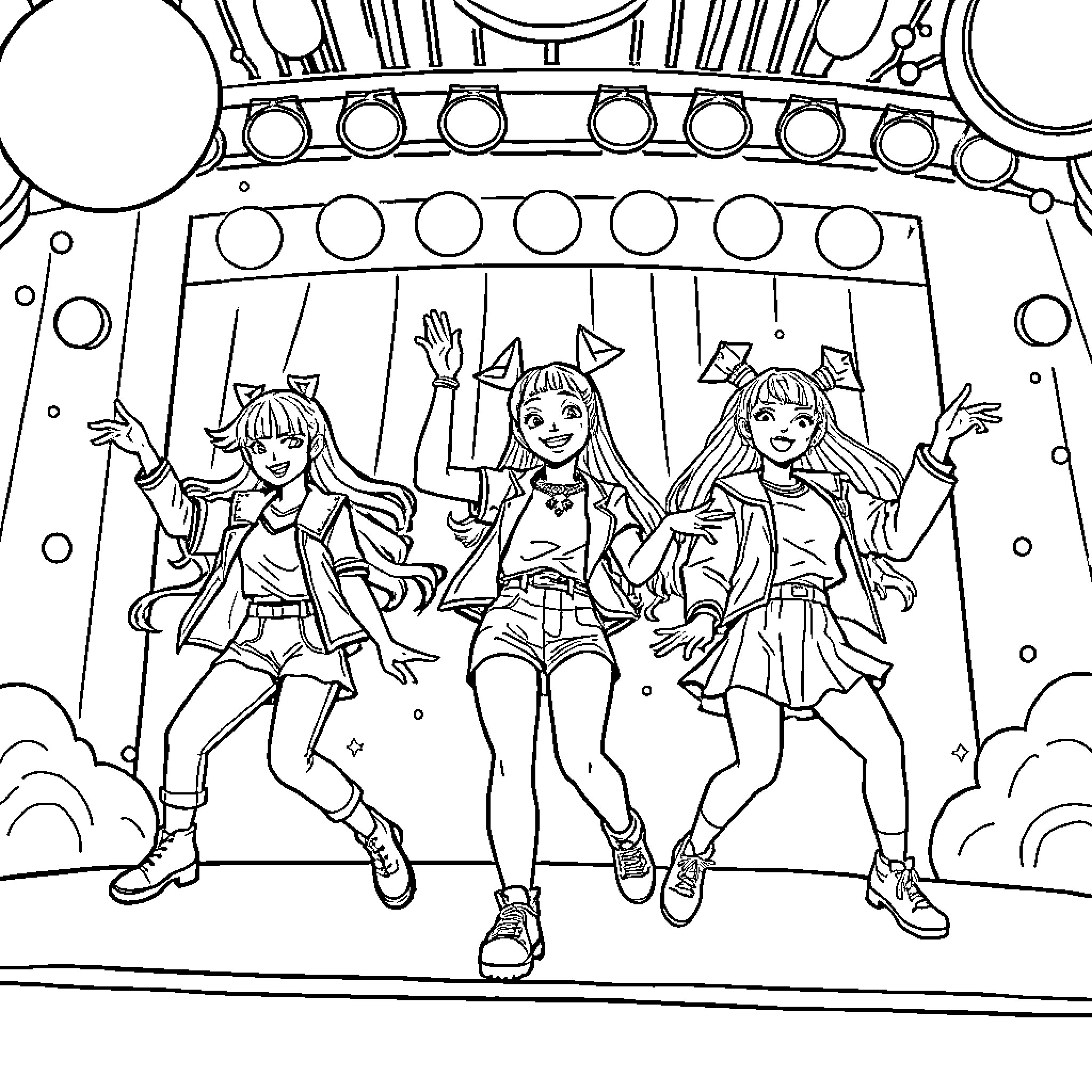 Best Huntrix Coloring Pages (Free Printable PDF)