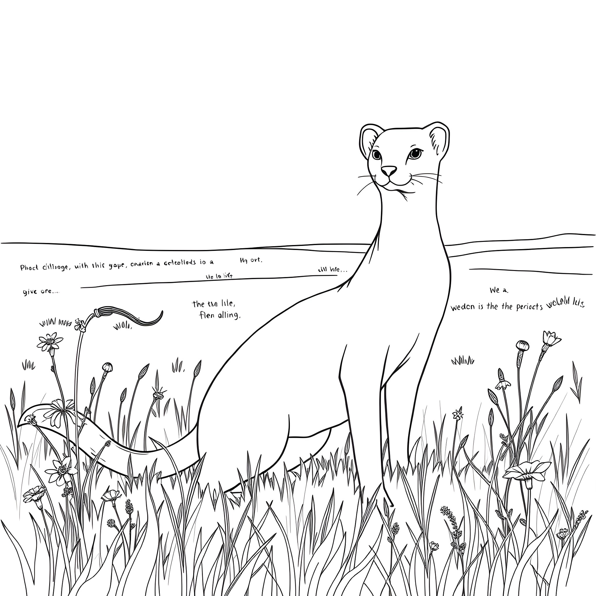 23 Best Weasel Coloring Pages (Free Printable PDFs)