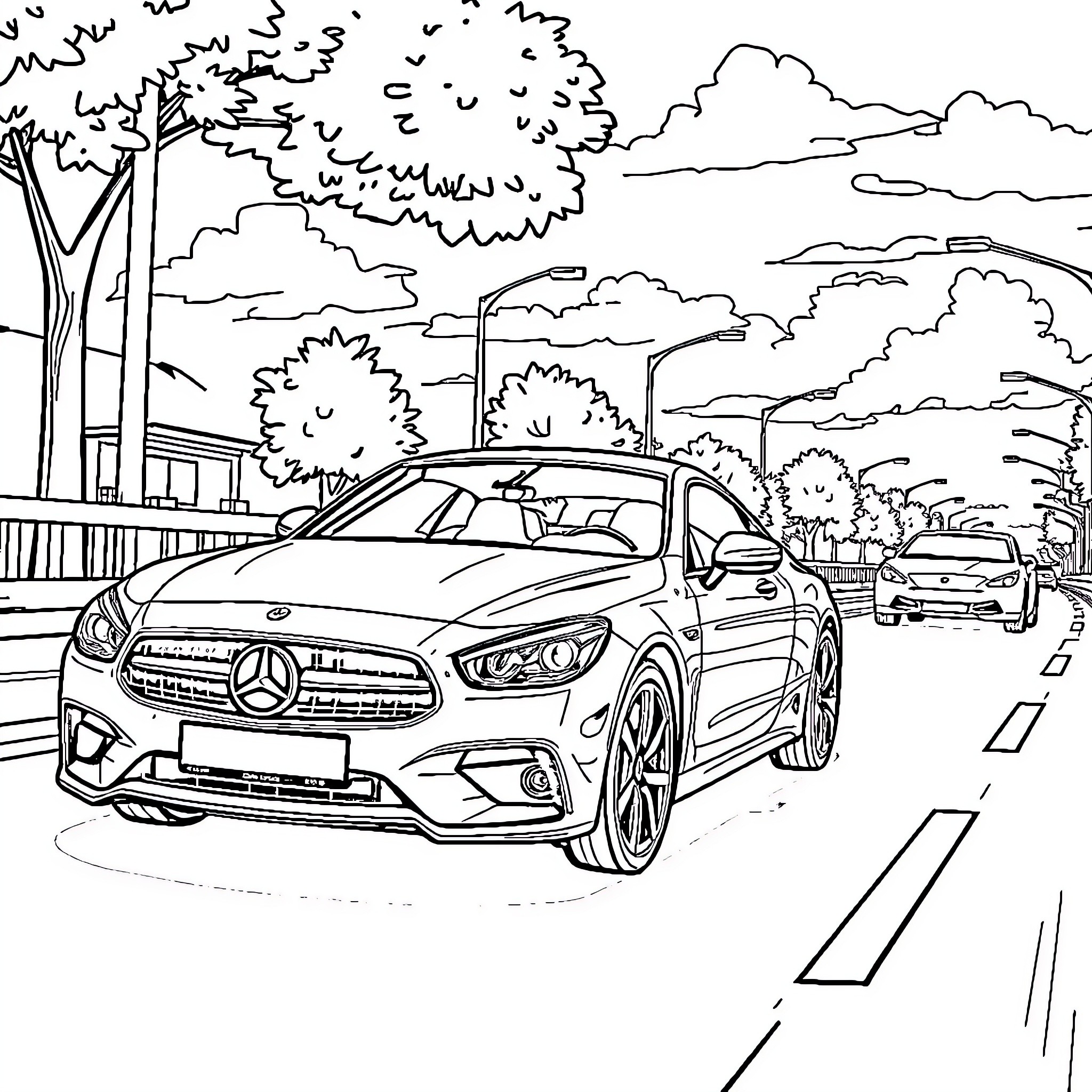 Best Car Coloring Pages (Free Printable PDF)