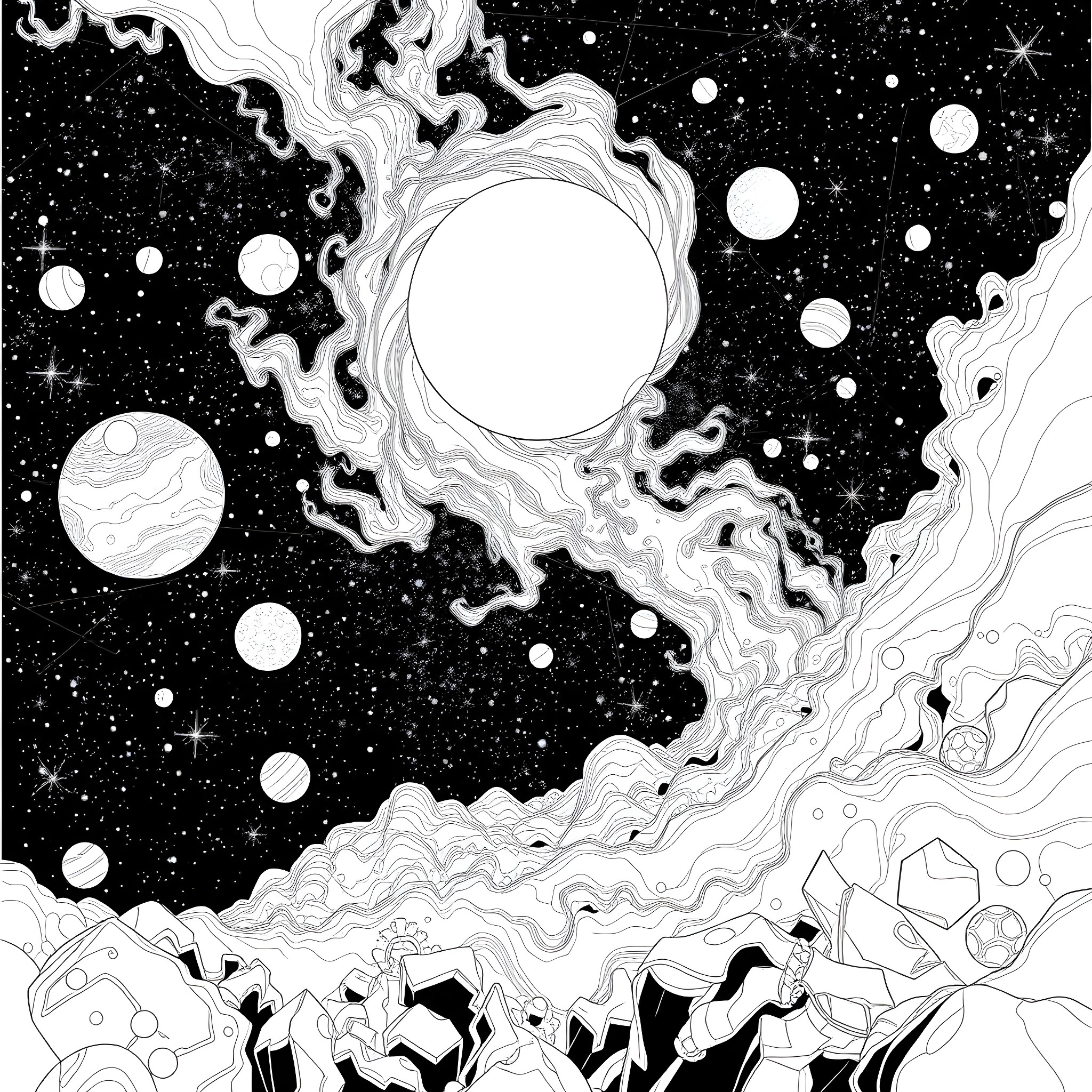 Best Space Coloring Pages (Free Printable PDF)