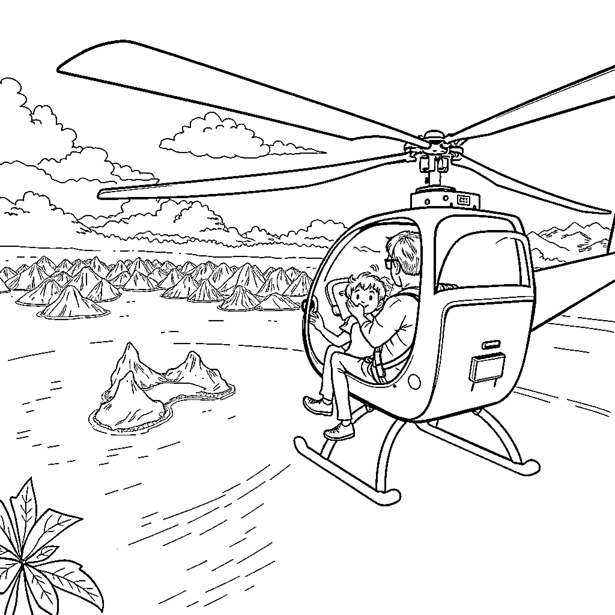 Best Helicopter Coloring Pages (Free Printable PDF)