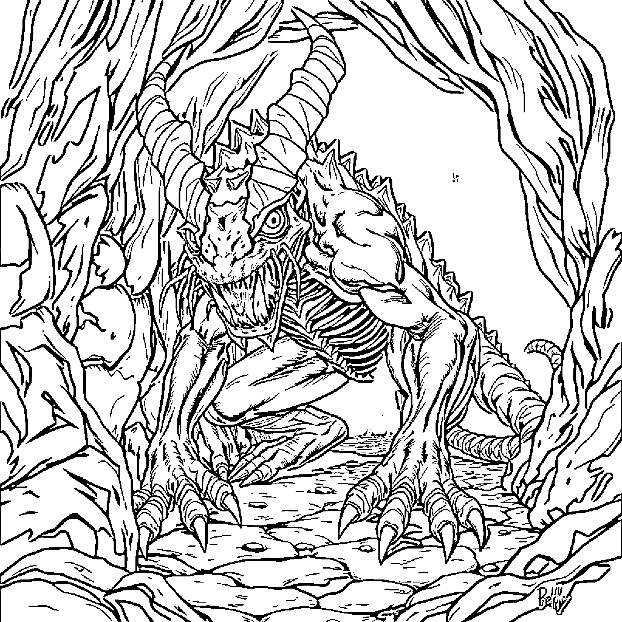 Best Demogorgon Coloring Pages (Free Printable PDF)