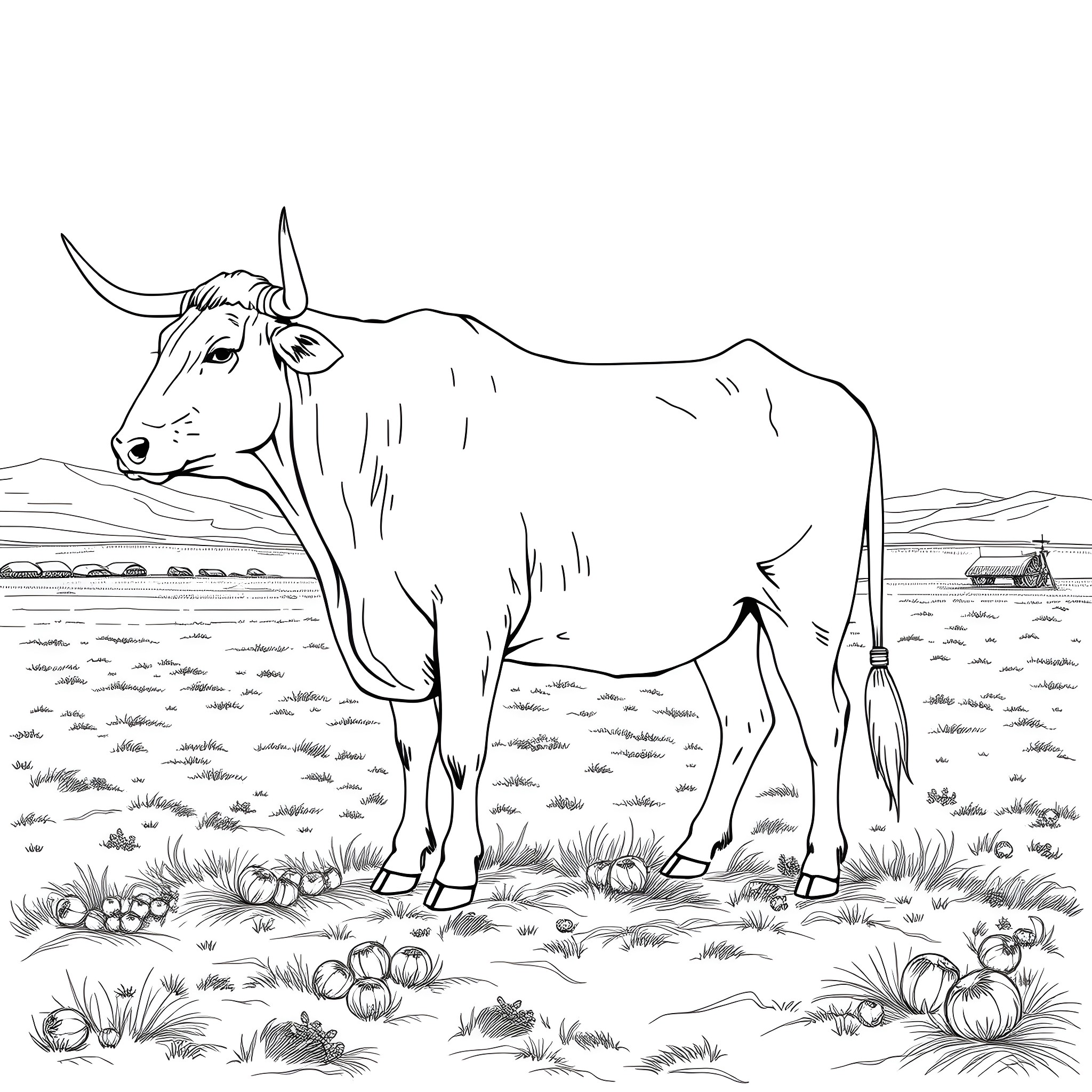 45 Best Ox Coloring Pages (Free Printable PDFs)