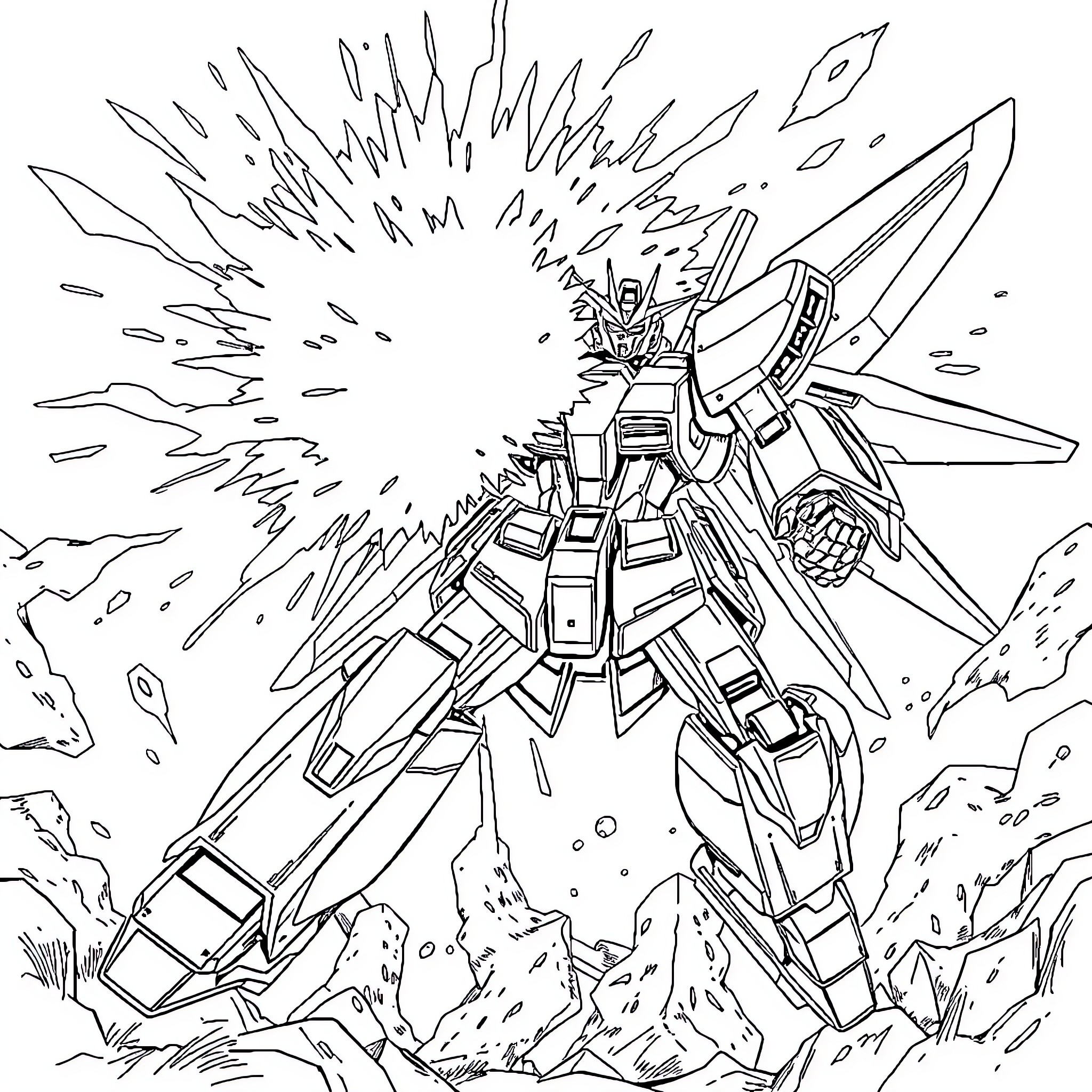 Best Gundam Coloring Pages (Free Printable PDF)