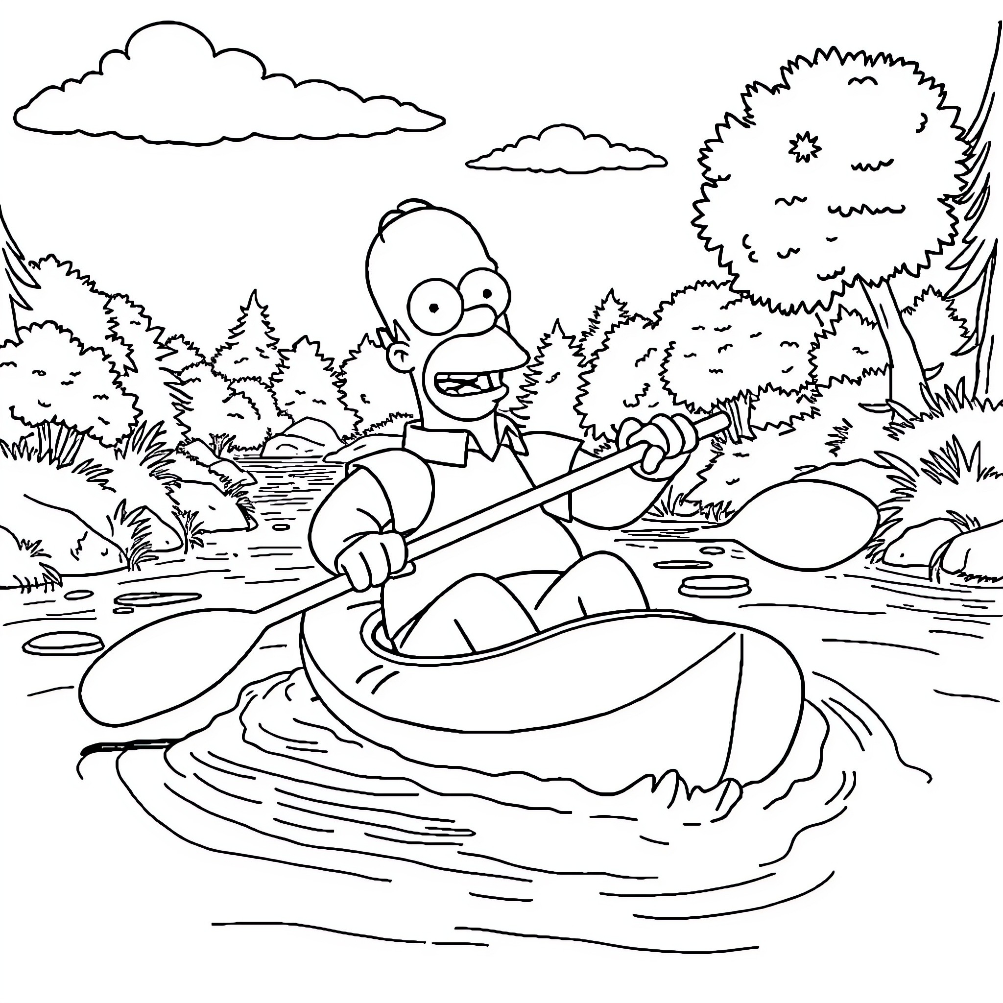 112 Best Homer Simpson Coloring Pages (Free Printable PDFs)