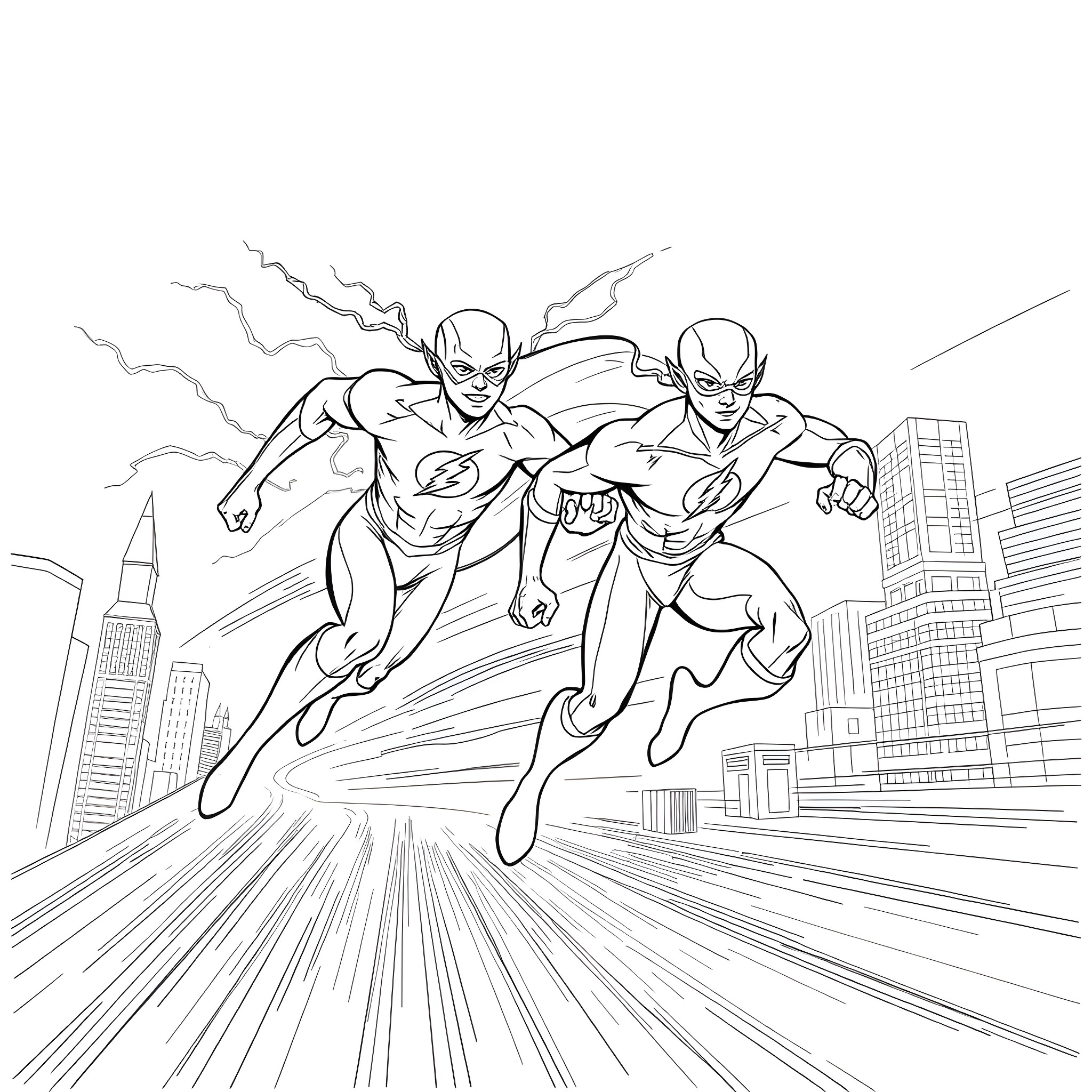 176 Best Flash Coloring Pages (Free Printable PDFs)