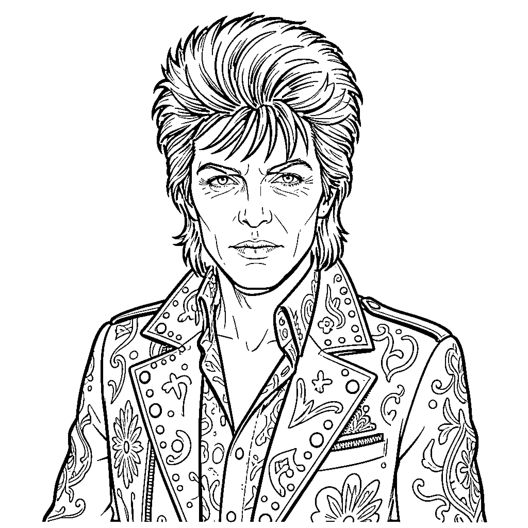 Best David Bowie Coloring Pages (Free Printable PDF)