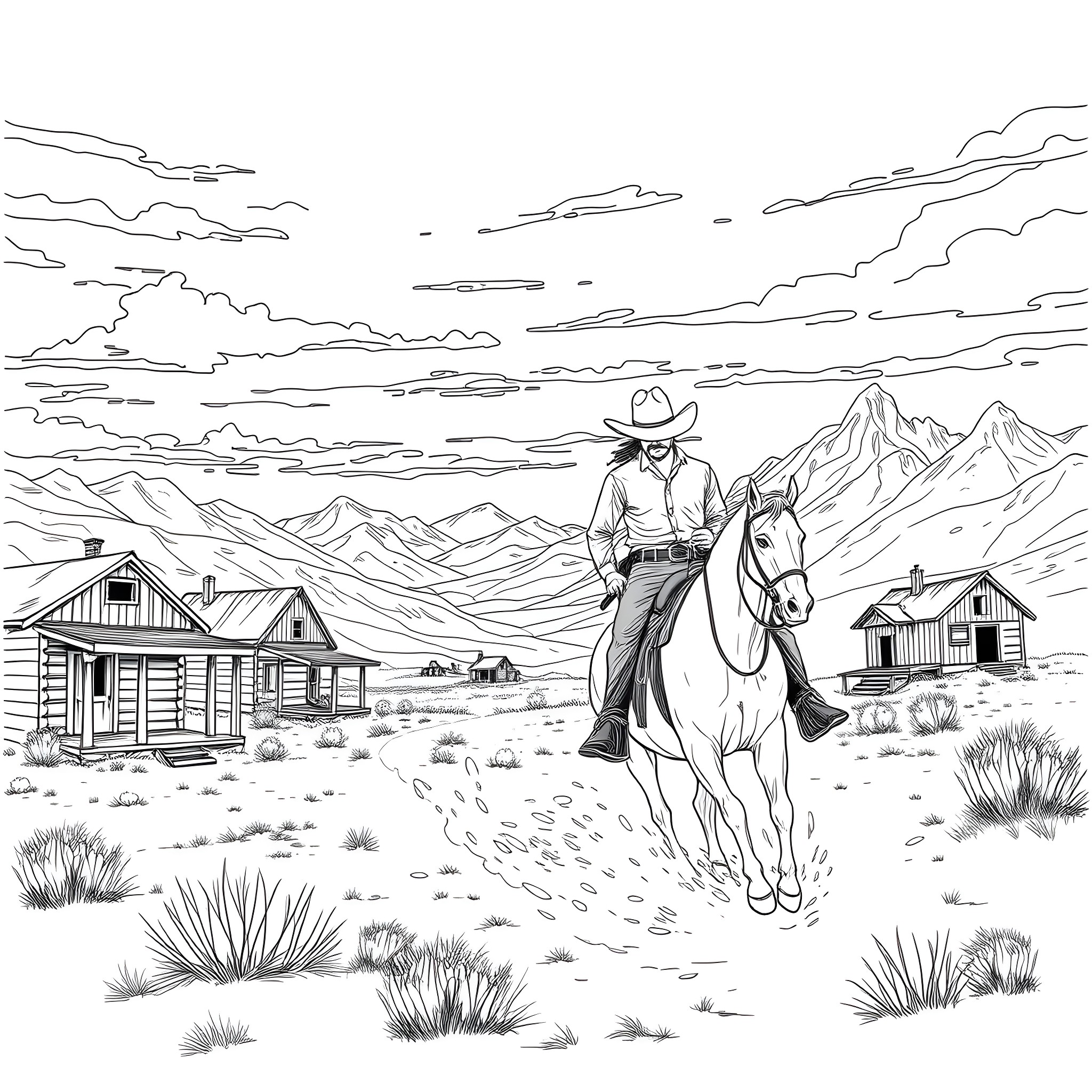 Best Red Dead Redemption Coloring Pages (Free Printable PDF)