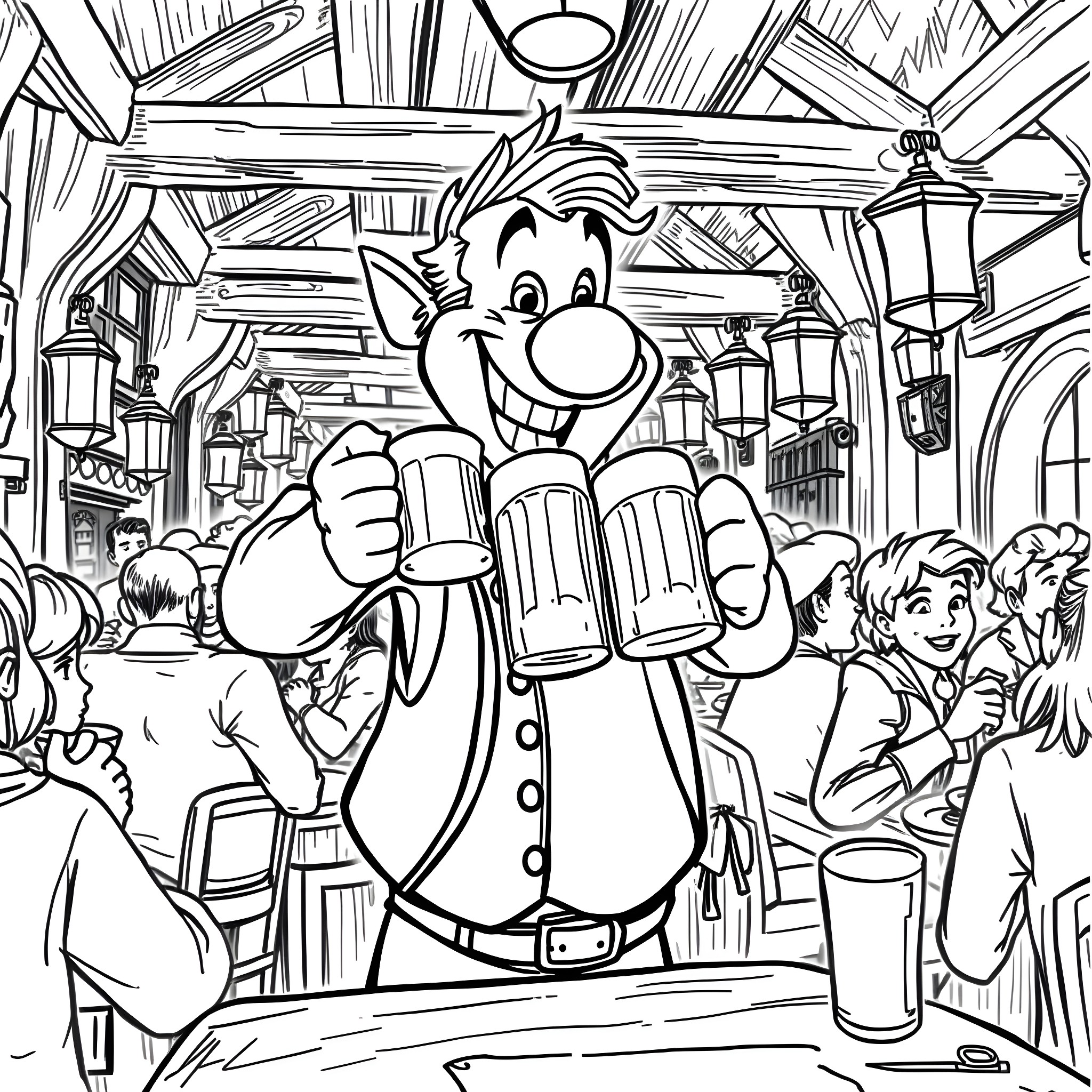 9 Best Lefou Coloring Pages (Free Printable PDFs)