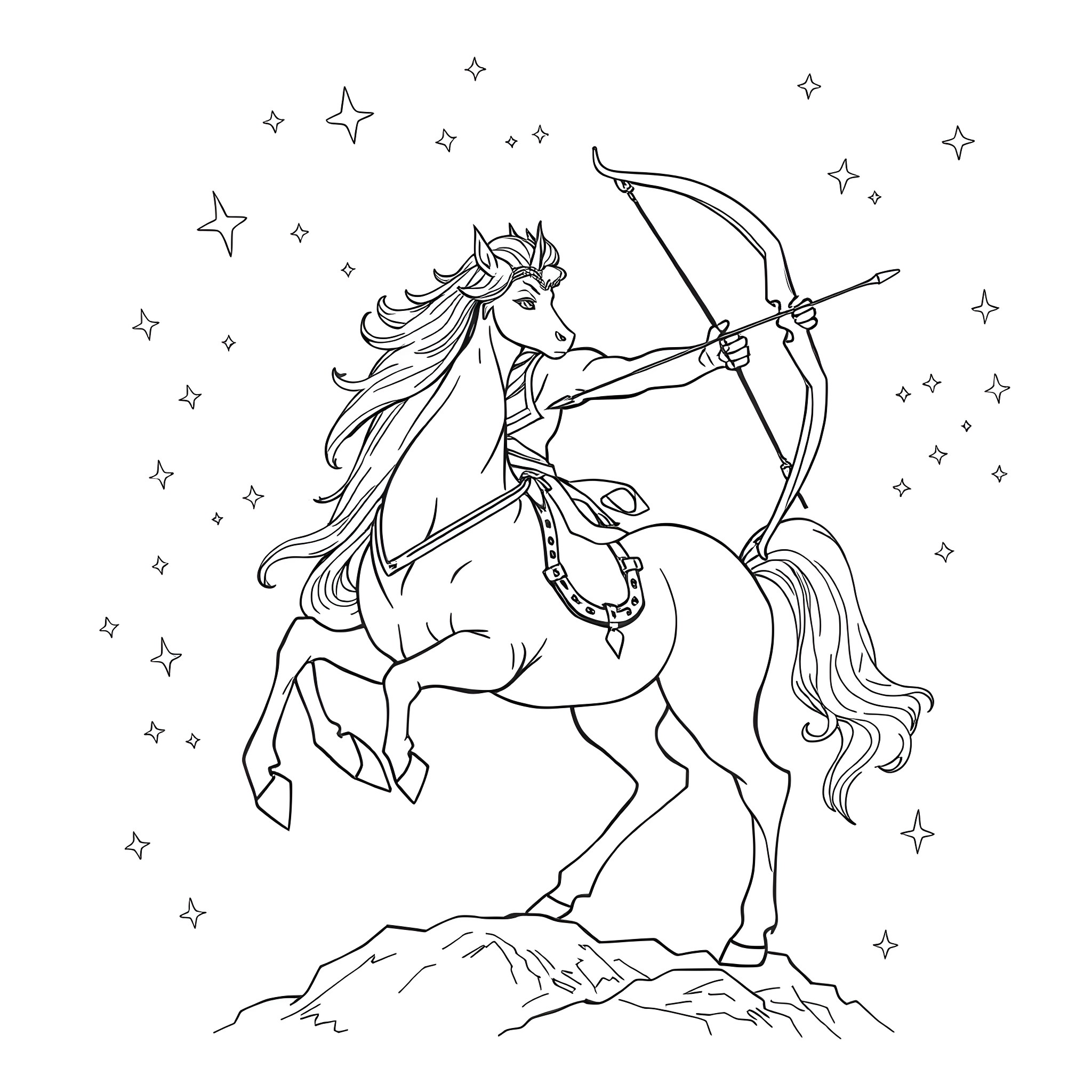 Best Sagittarius Coloring Pages (Free Printable PDF)