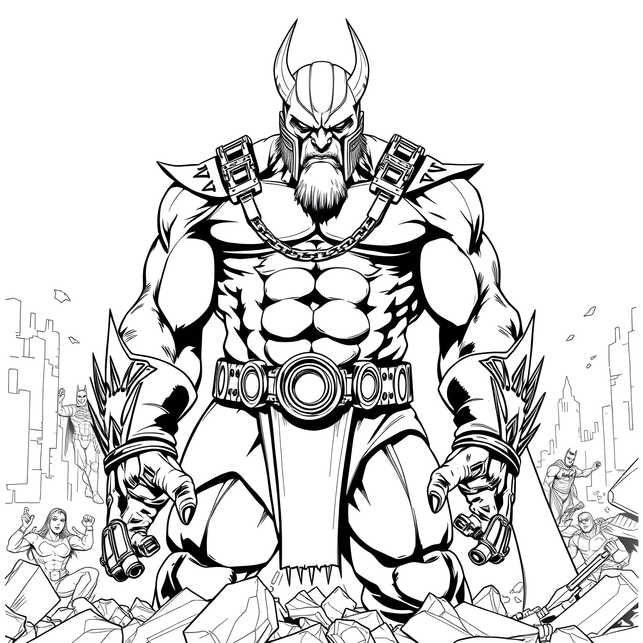 107 Best Bane Coloring Pages (Free Printable PDFs)