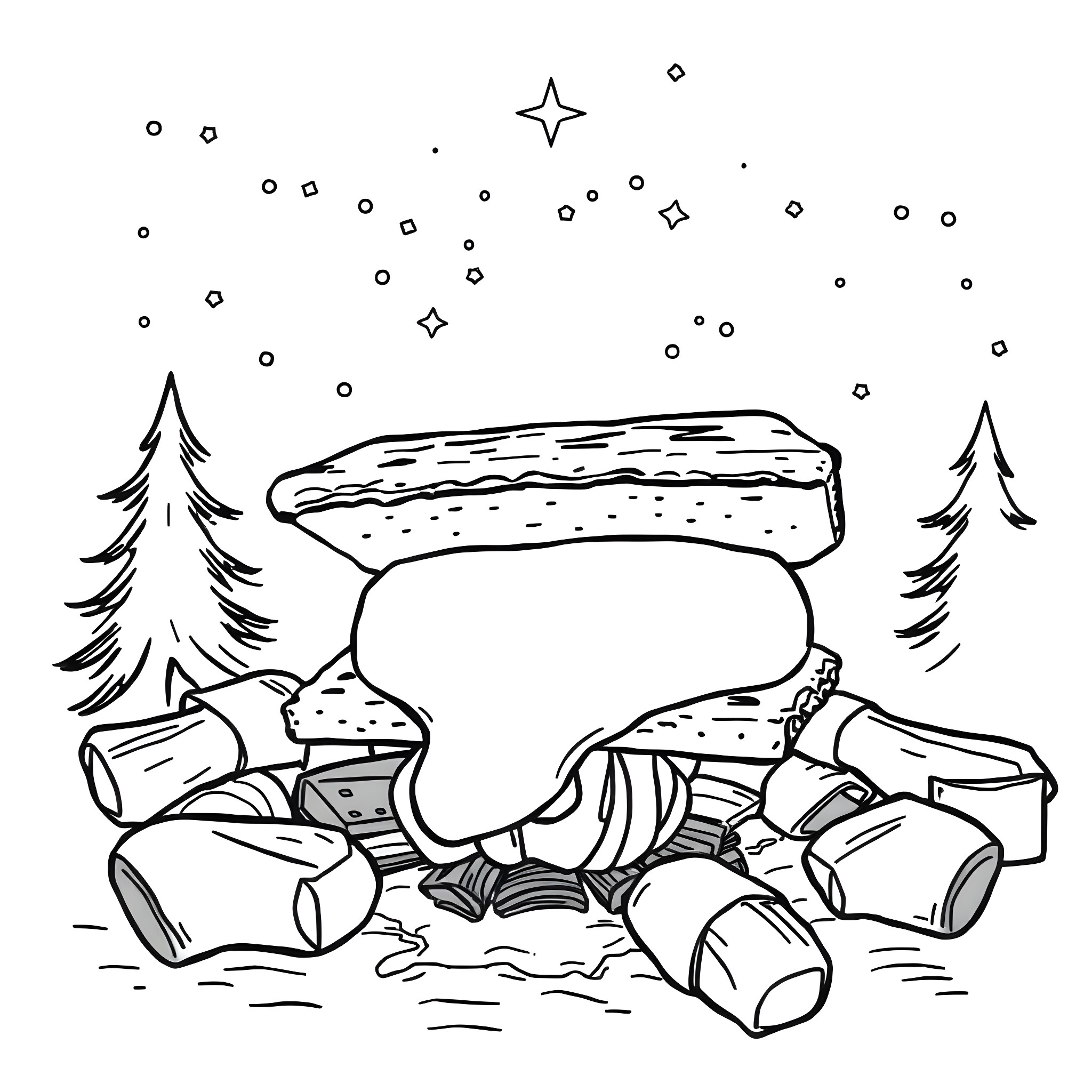 10 Best Smore Coloring Pages (Free Printable PDFs)