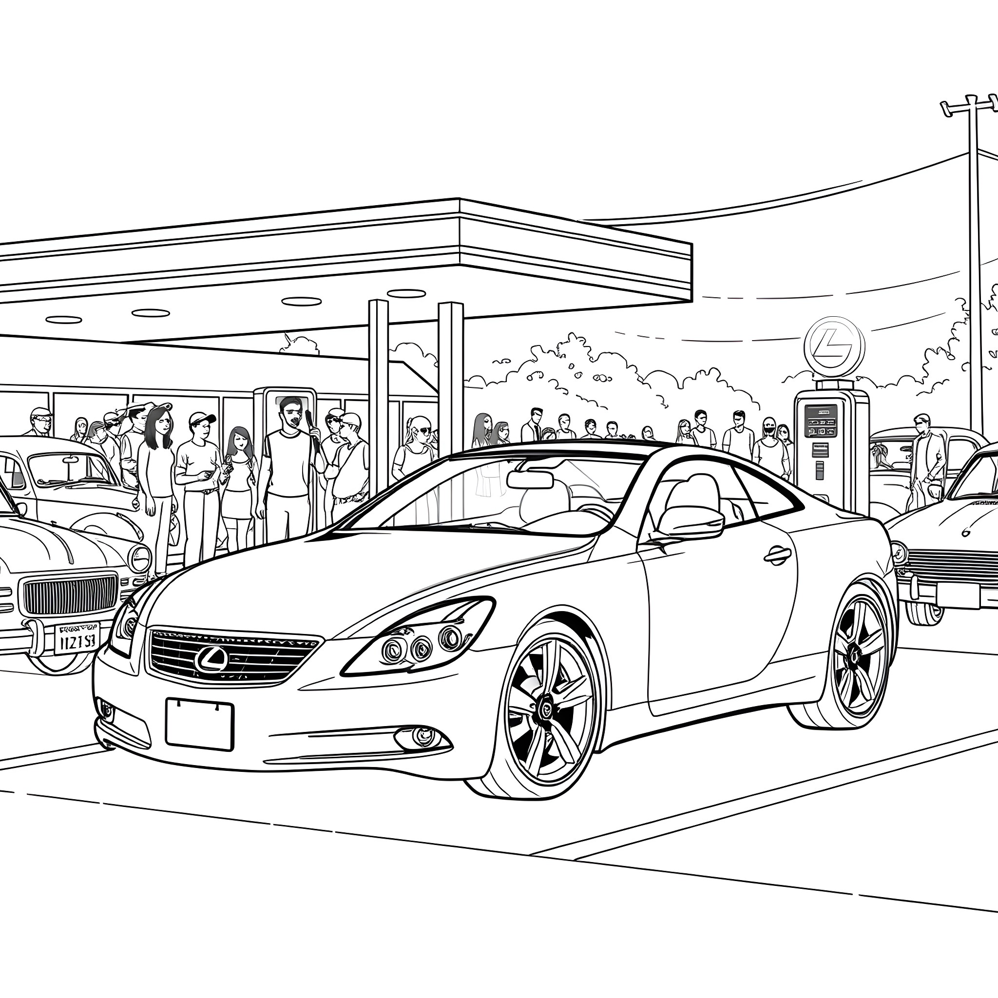9 Best Lexus Coloring Pages (Free Printable PDFs)