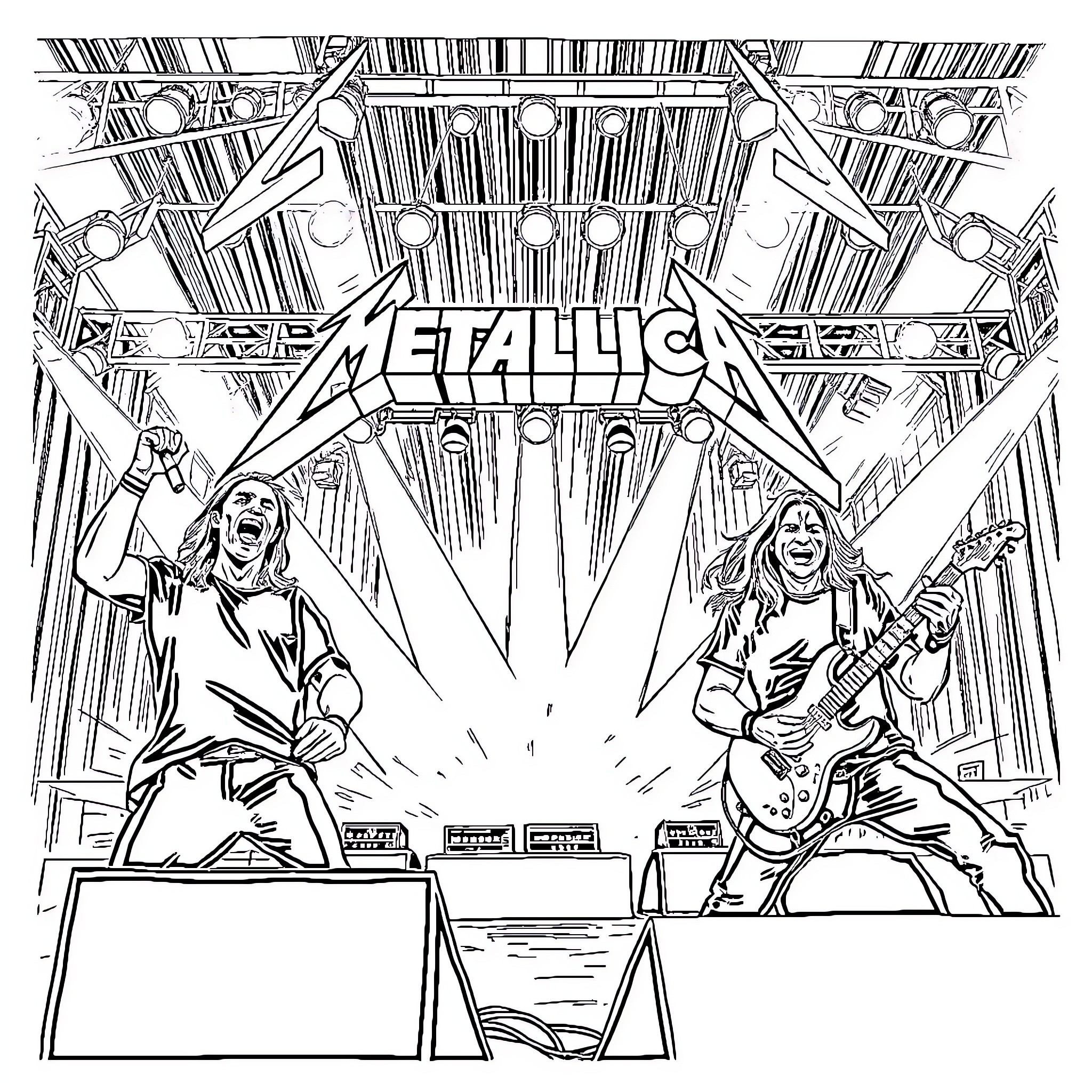 Best Metallica Coloring Pages (Free Printable PDF)