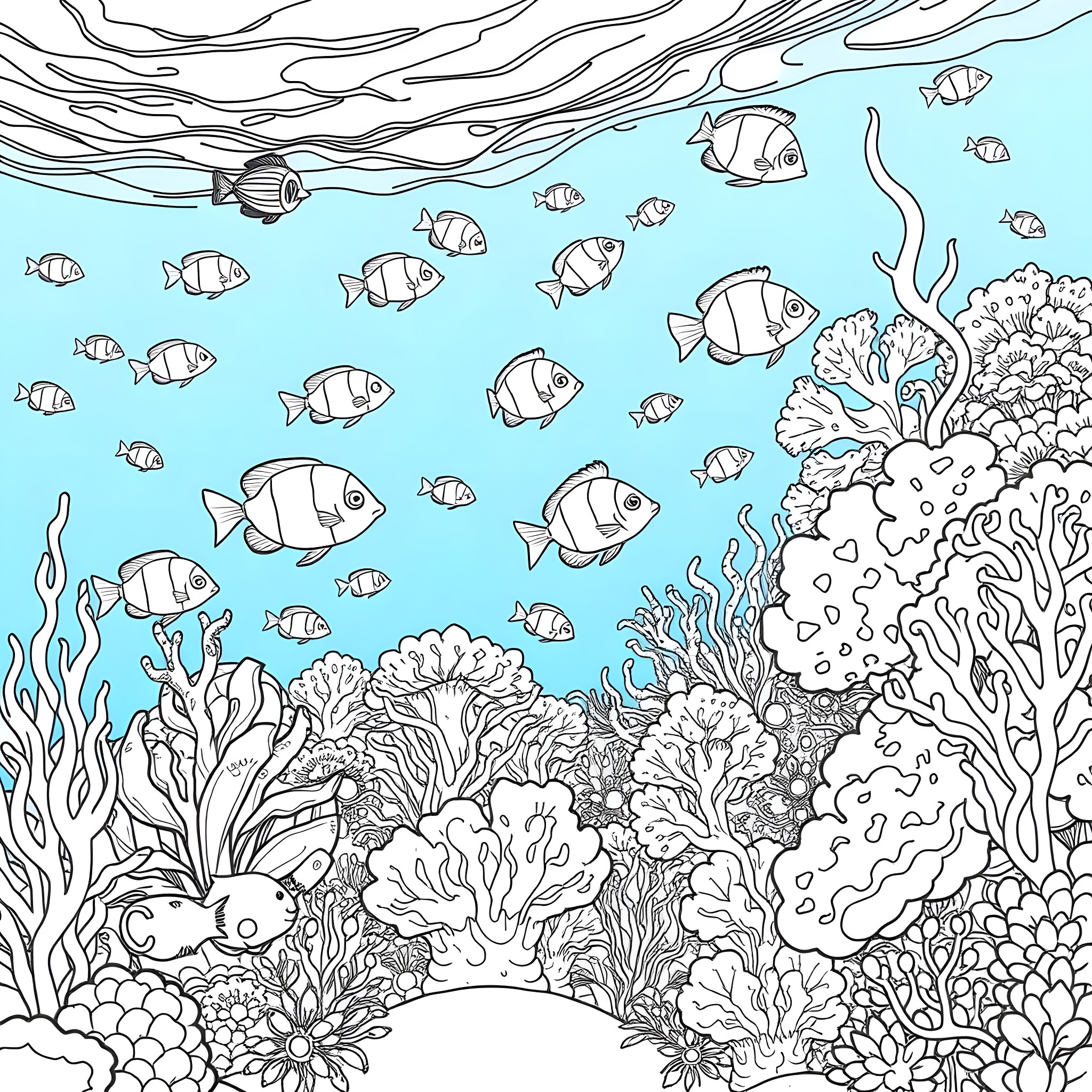 133 Best Fish Coloring Pages (Free Printable PDFs)