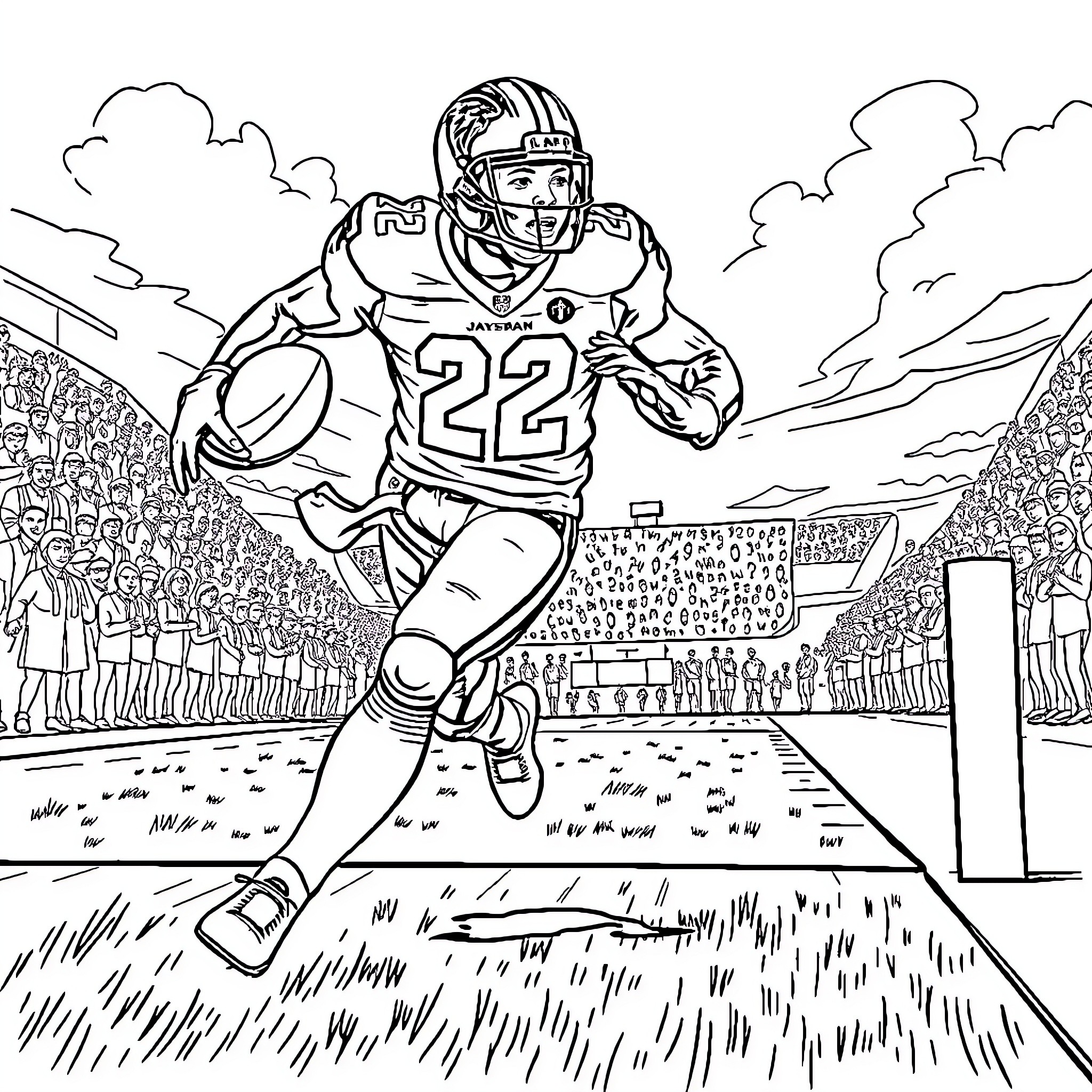Best Lamar Jackson Coloring Pages (Free Printable PDF)
