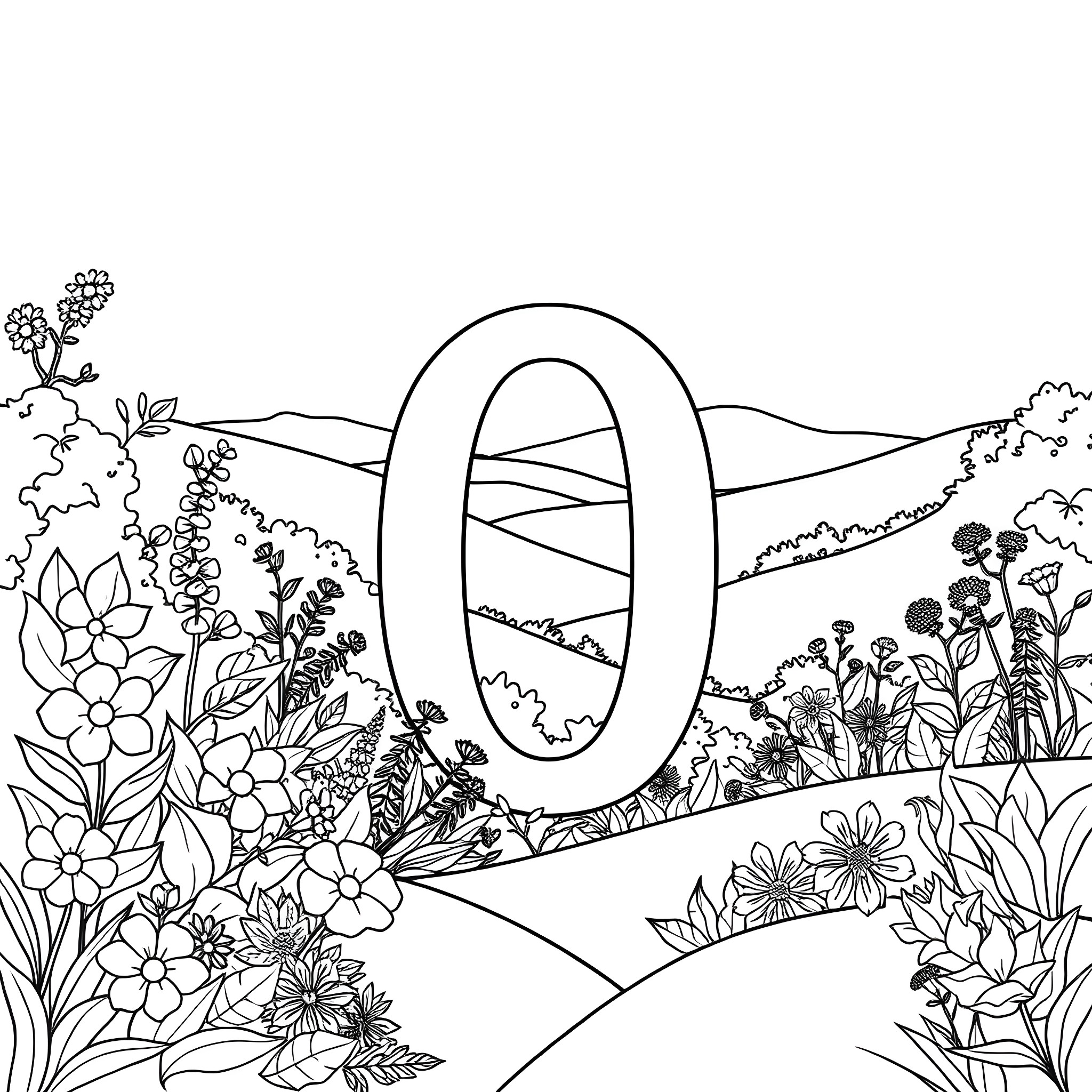 4 Best Number 0 Coloring Pages (Free Printable PDFs)