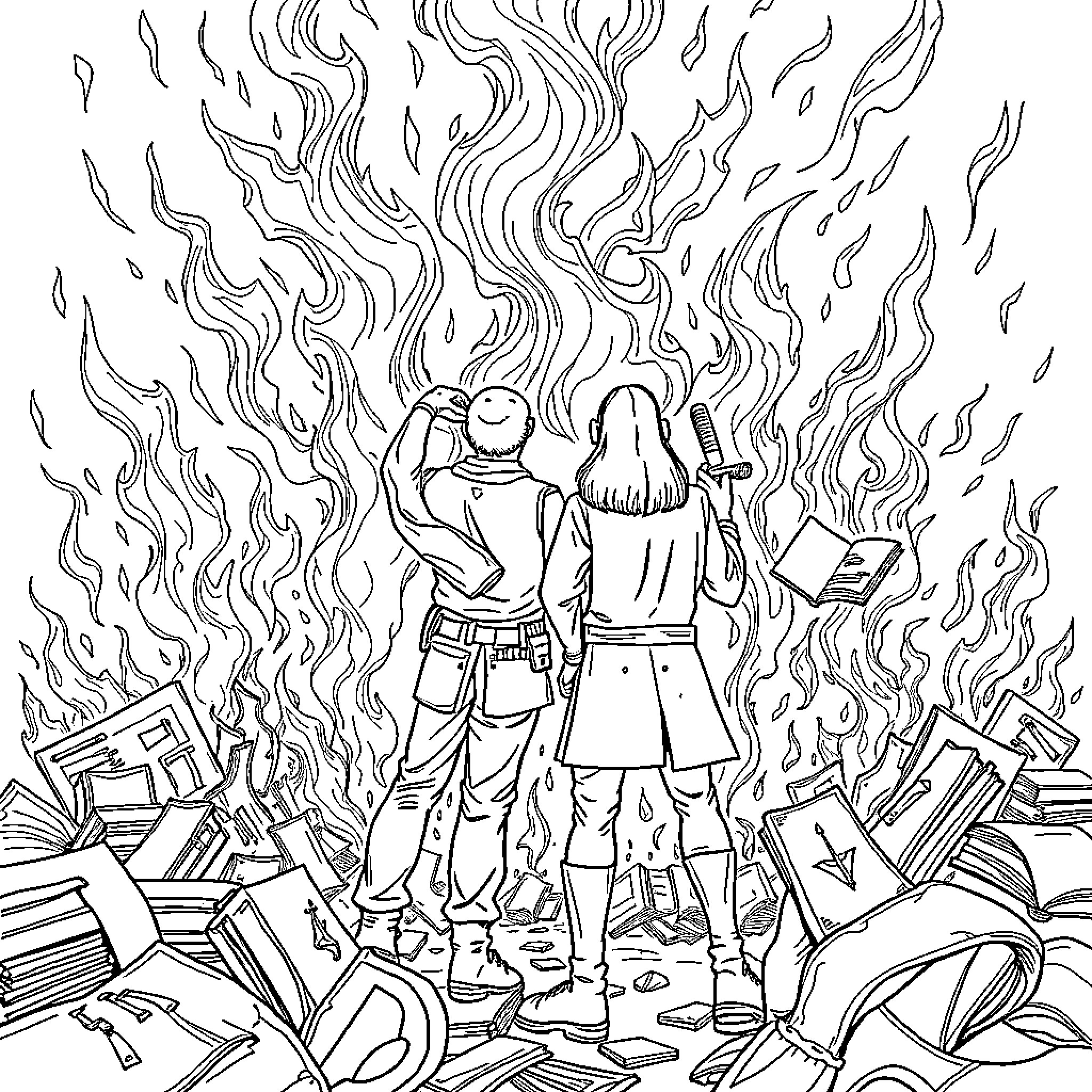 Best Fahrenheit 451 Coloring Pages (Free Printable PDF)
