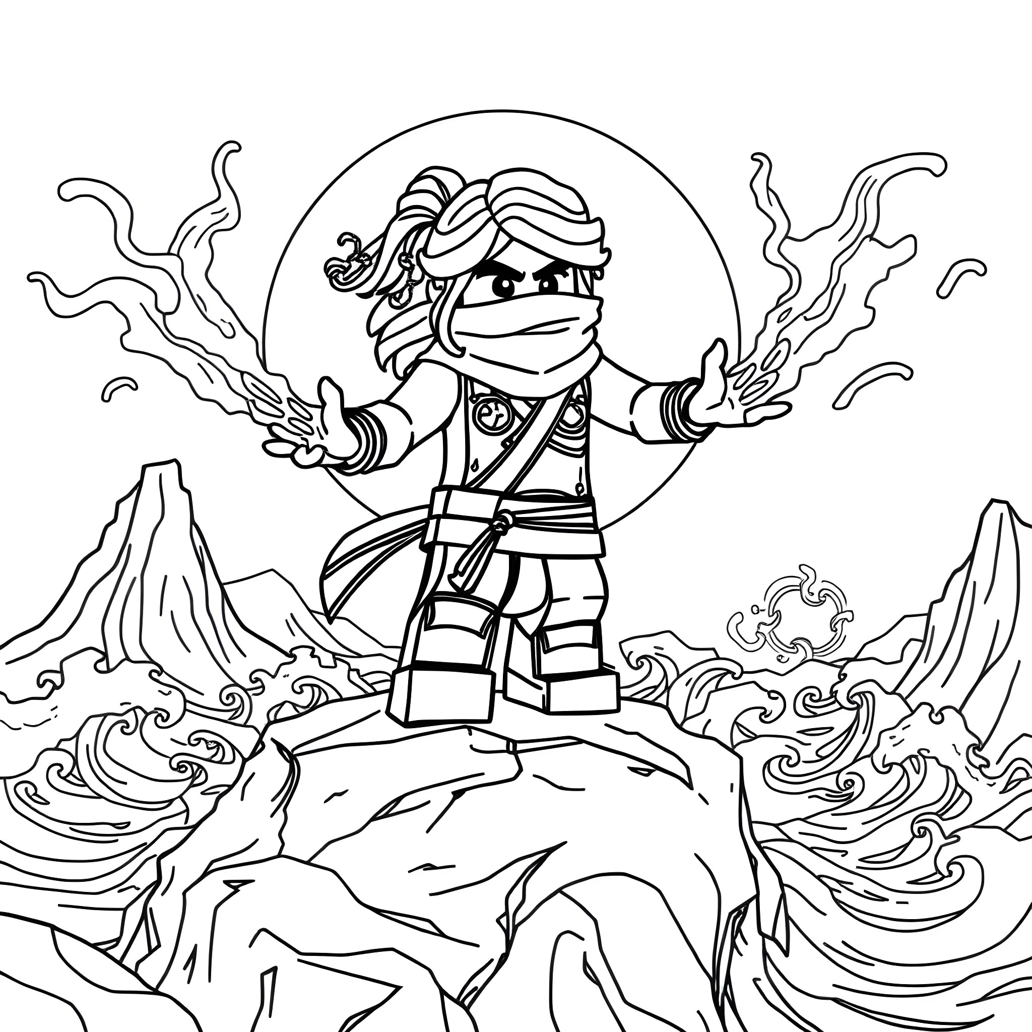 2 Best Nya Coloring Pages (Free Printable PDFs)