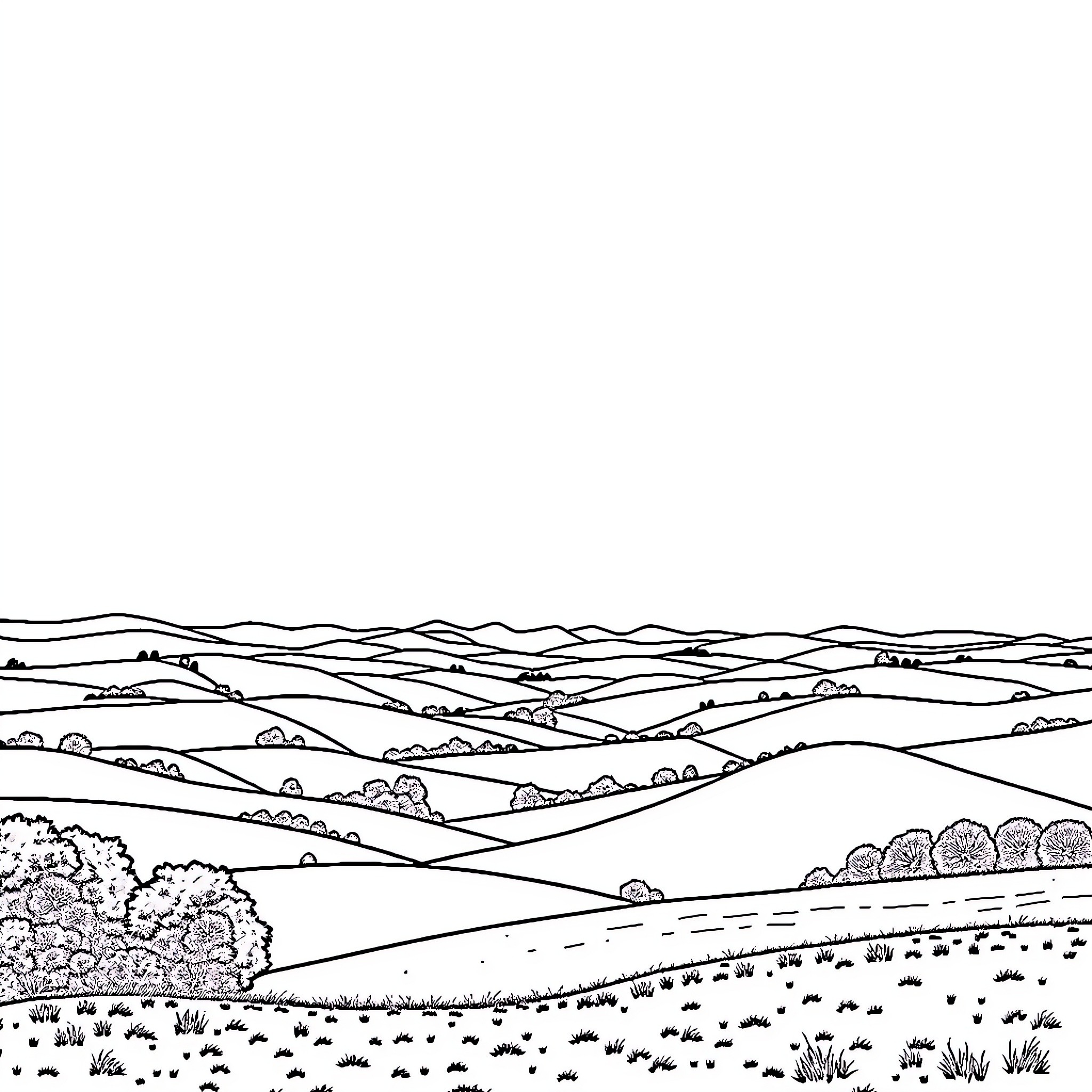 44 Best Landscape Coloring Pages (Free Printable PDFs)