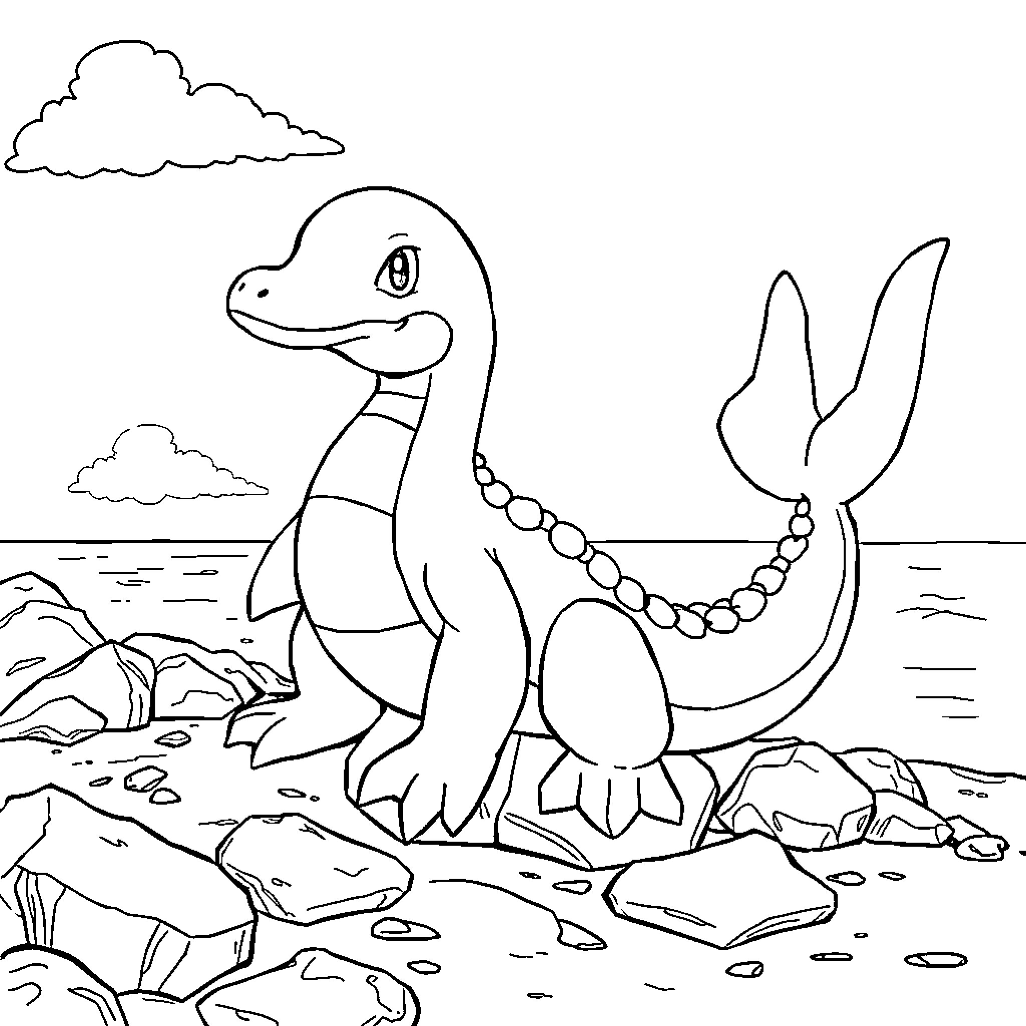 Best Lapras Coloring Pages (Free Printable PDF)
