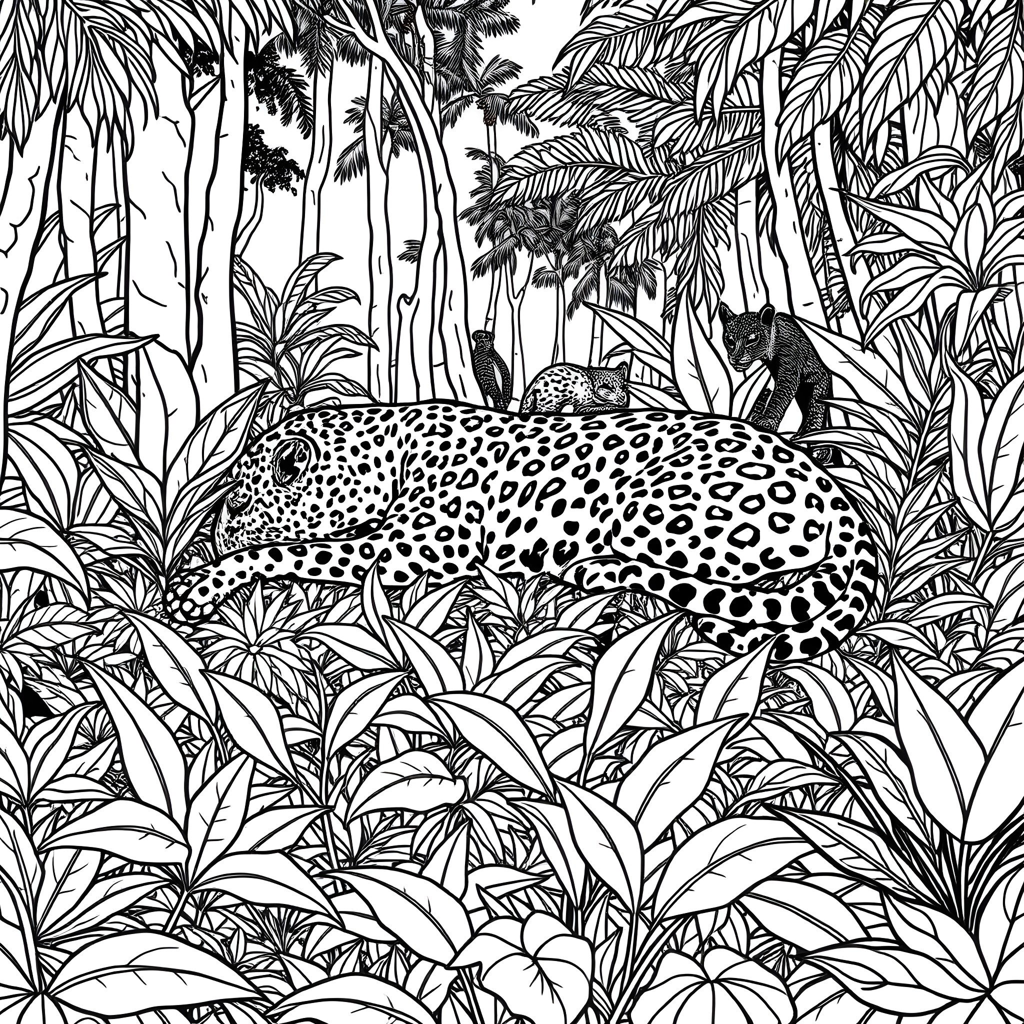 Best Leopard Coloring Pages (Free Printable PDF)