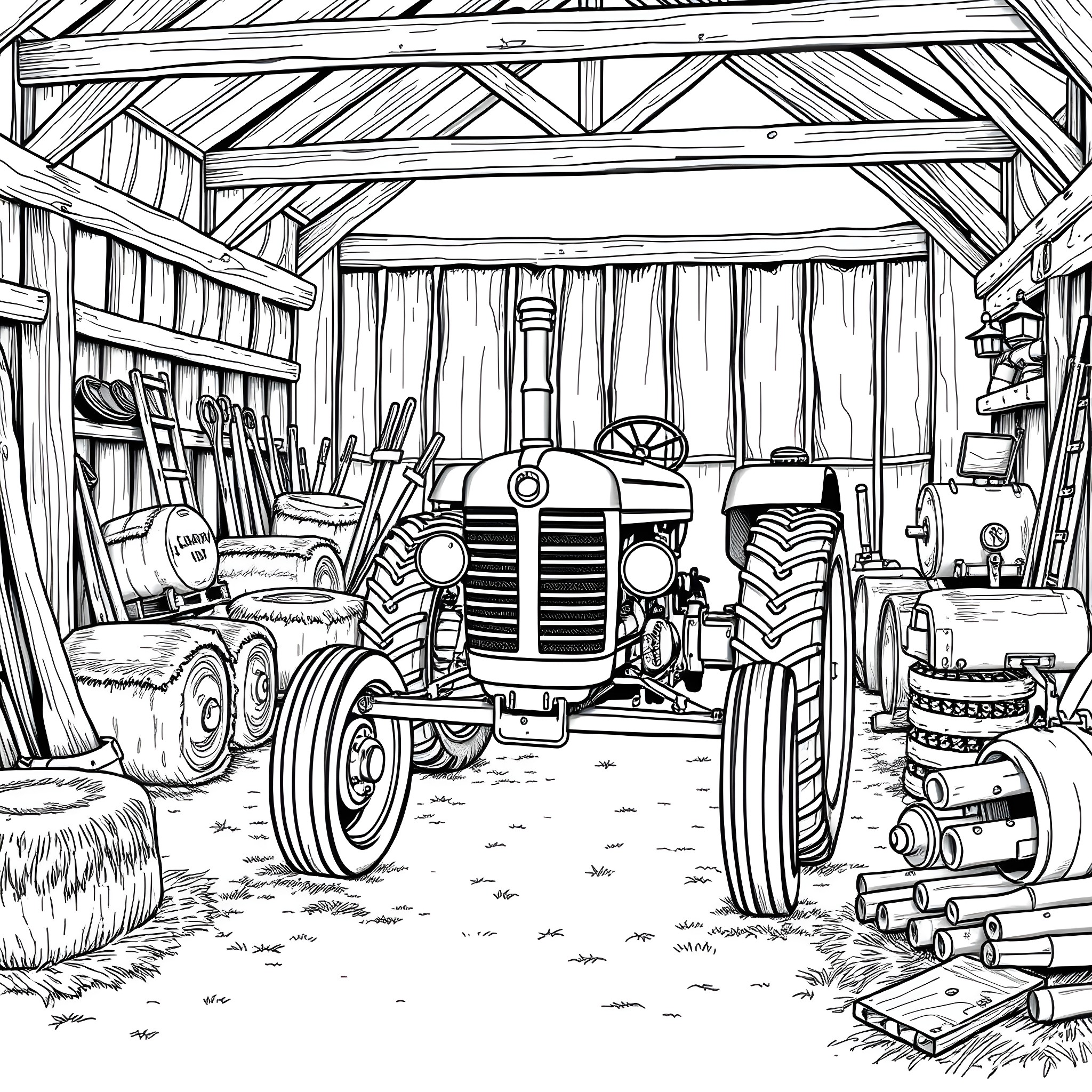 Best Tractor Coloring Pages (Free Printable PDF)