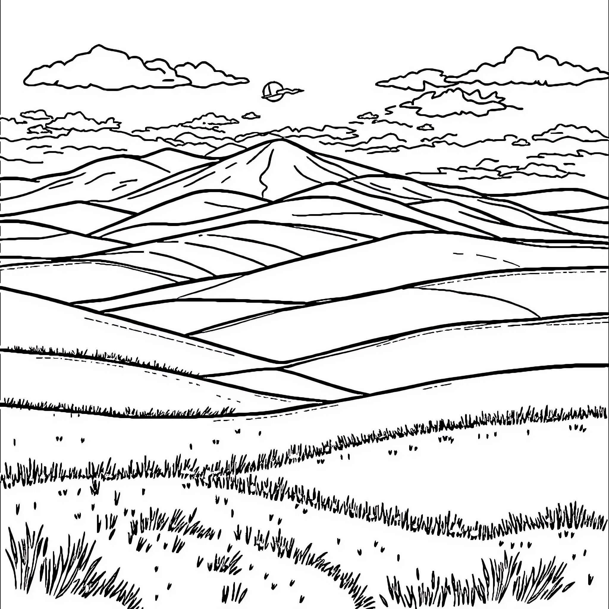 103 Best Landscape Coloring Pages (Free Printable PDFs)