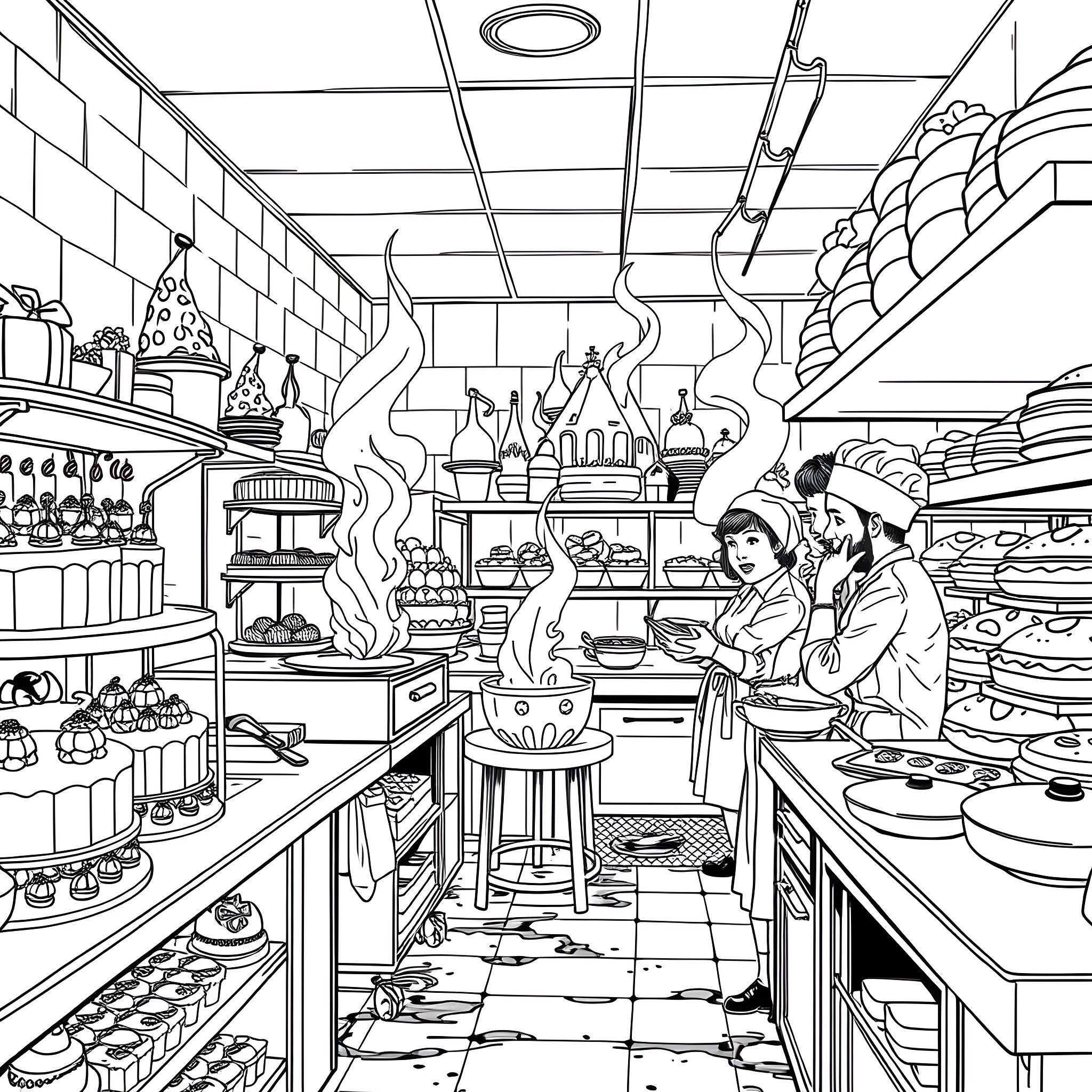 Best Bakery Coloring Pages (Free Printable PDF)