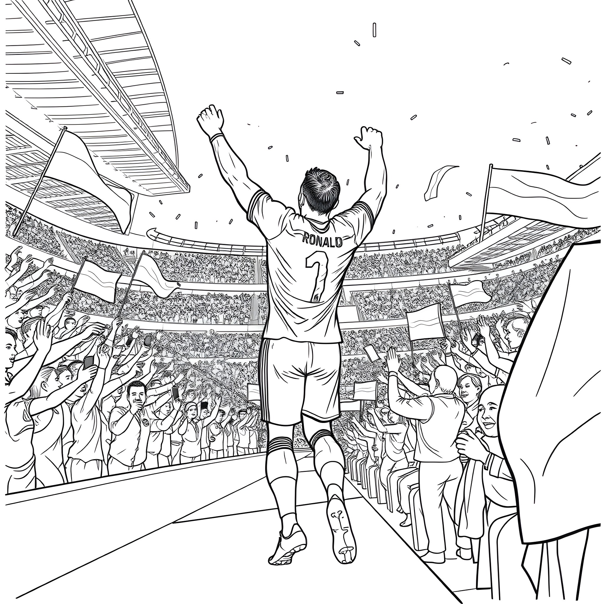94 Best Ronaldo Coloring Pages (Free Printable PDFs)