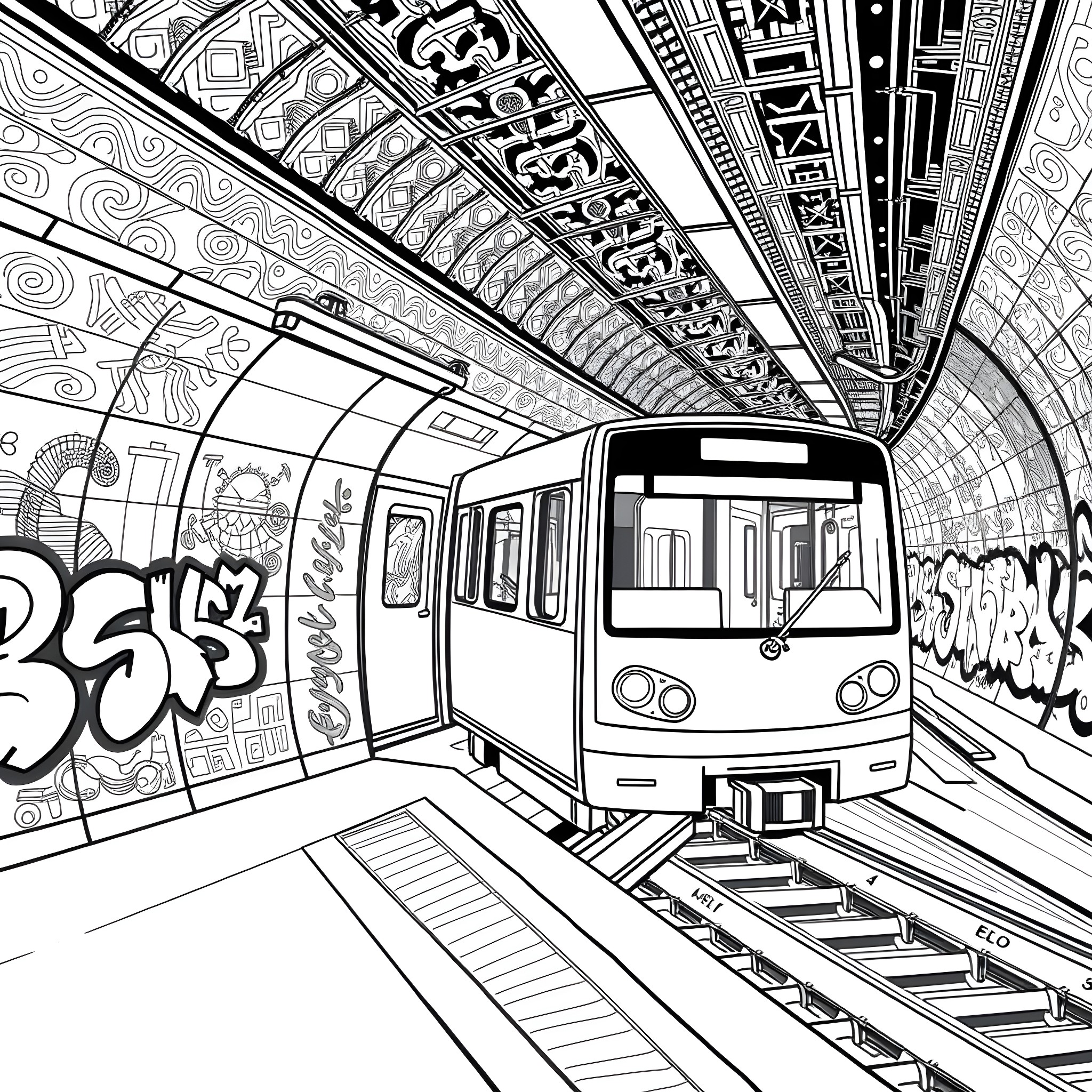 Best Metro Coloring Pages (Free Printable PDF)