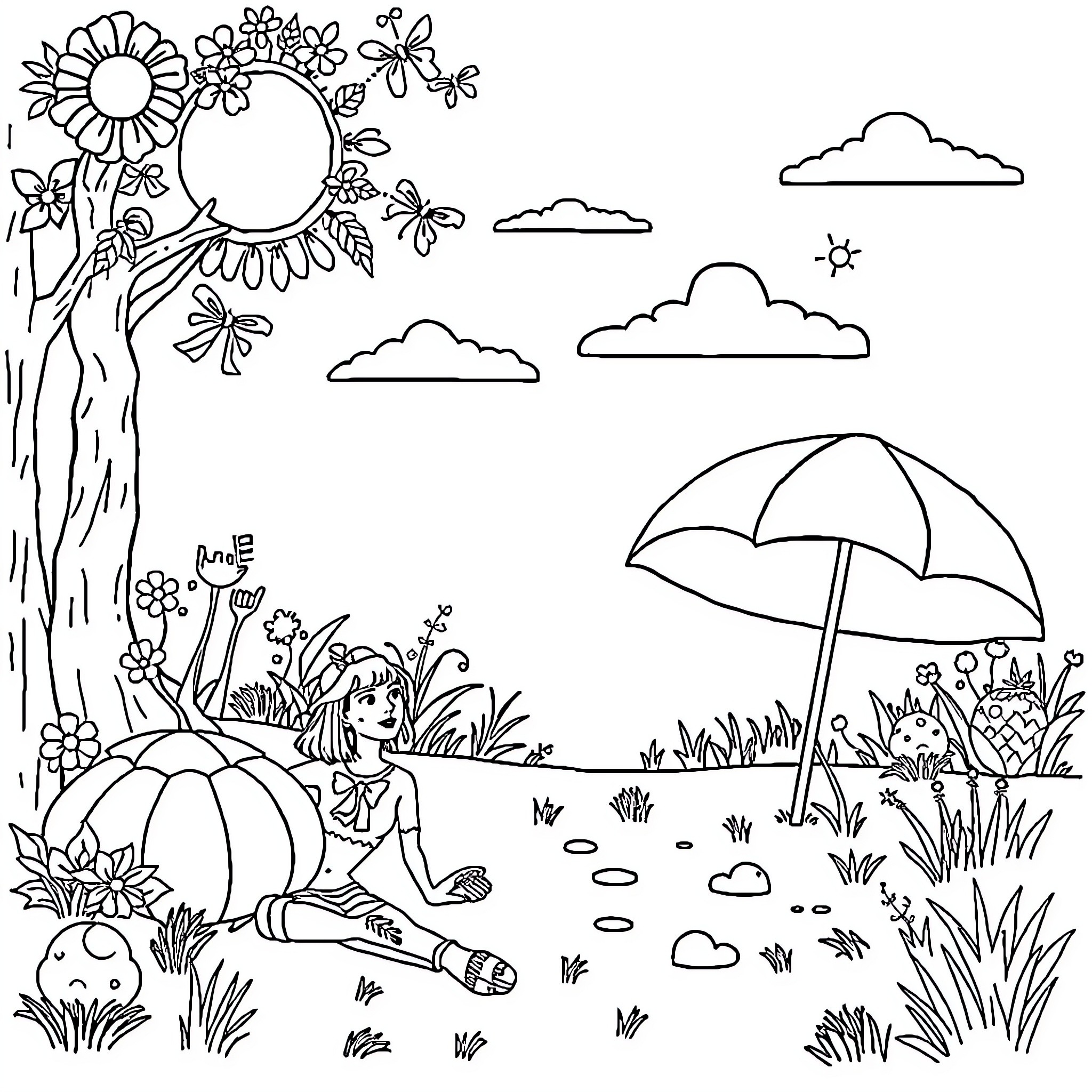 125 Best Summer Coloring Pages (Free Printable PDFs)