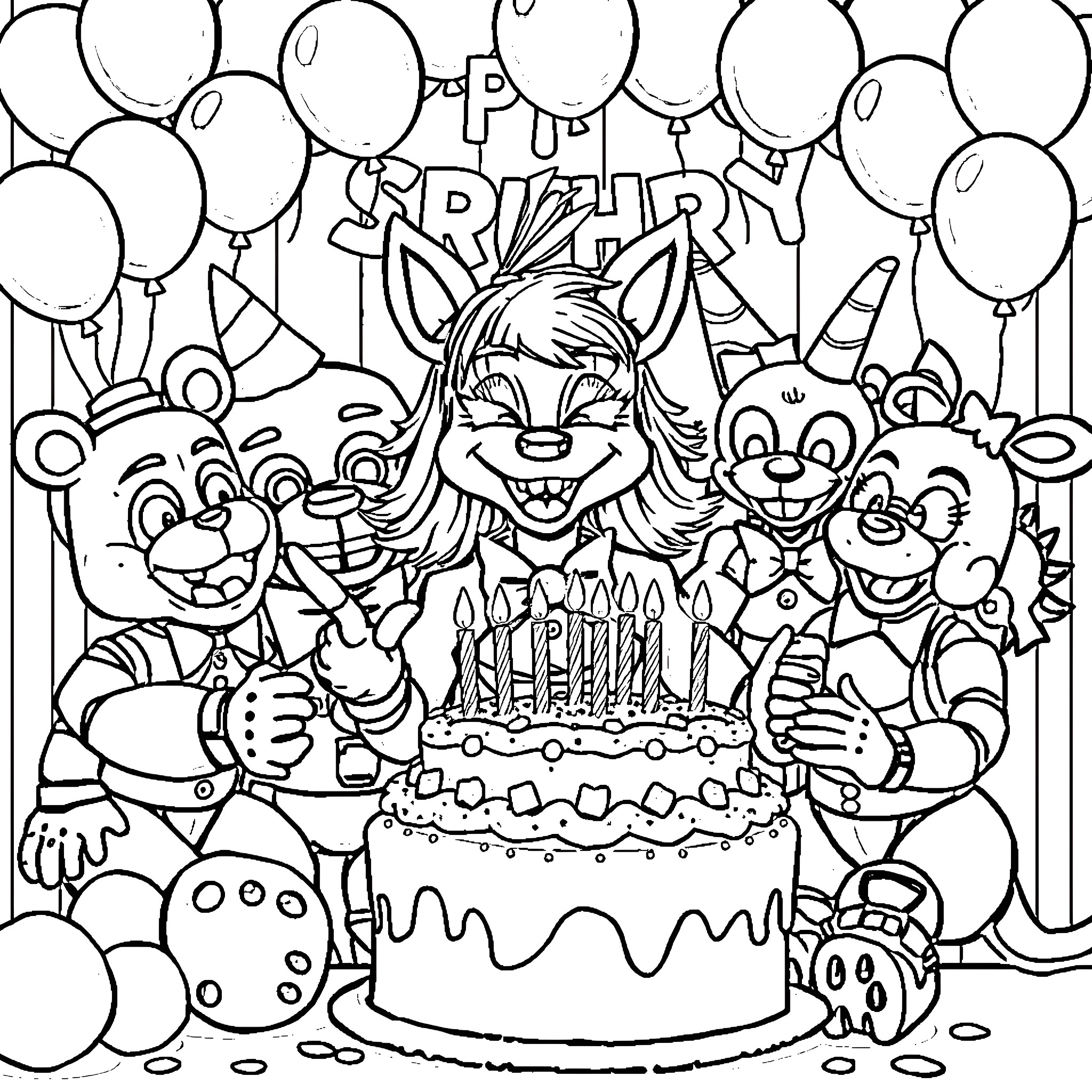 Best Roxanne Wolf Coloring Pages (Free Printable PDF)
