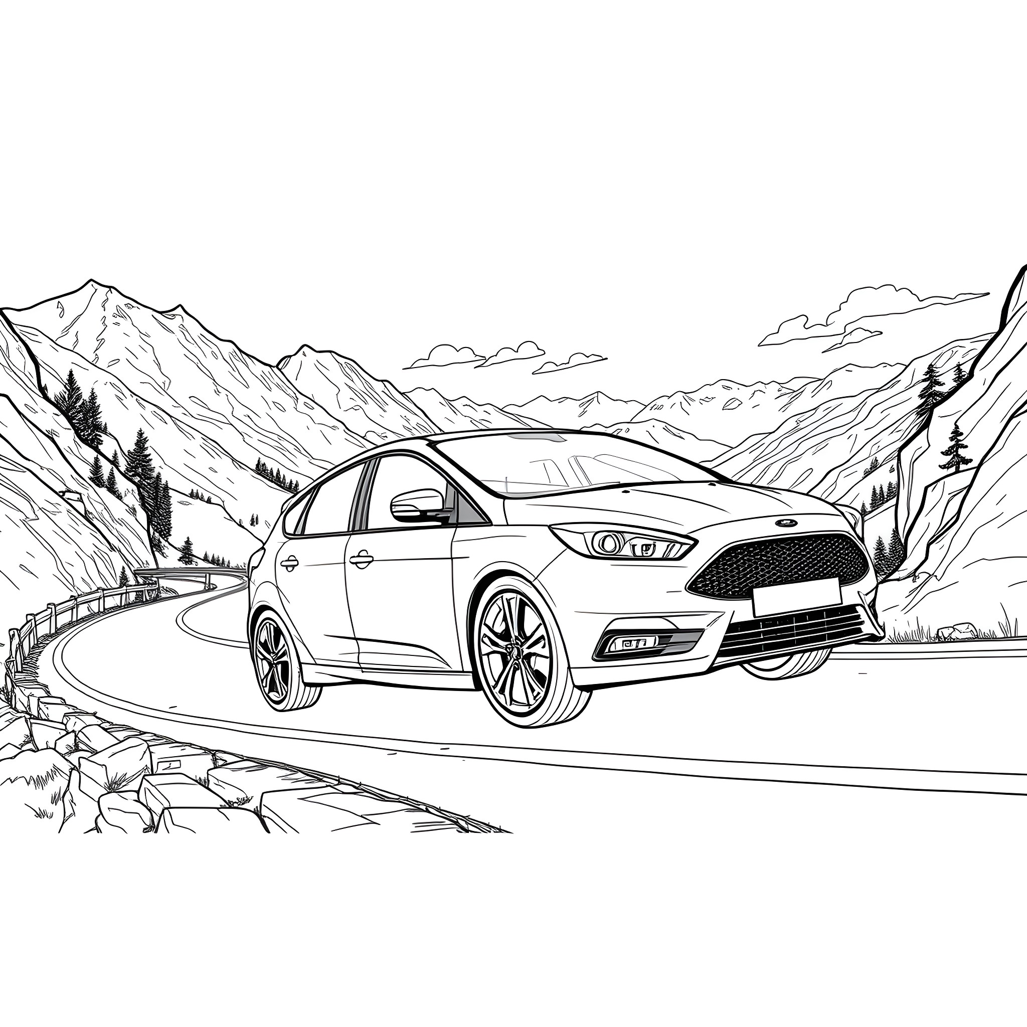 Best Ford Coloring Pages (Free Printable PDF)
